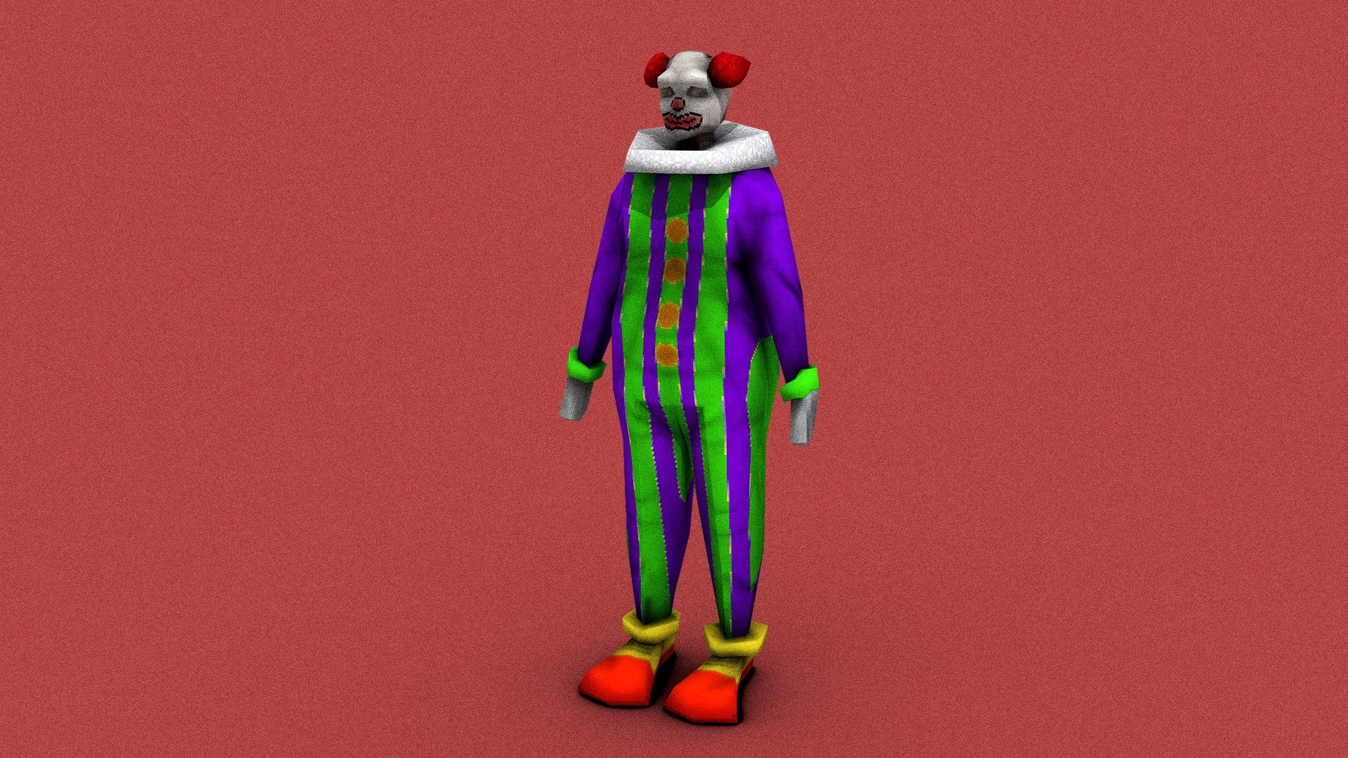 TheClownsMassacre Model P2 LowPoly - 3D model by Moustache_Cat ...
