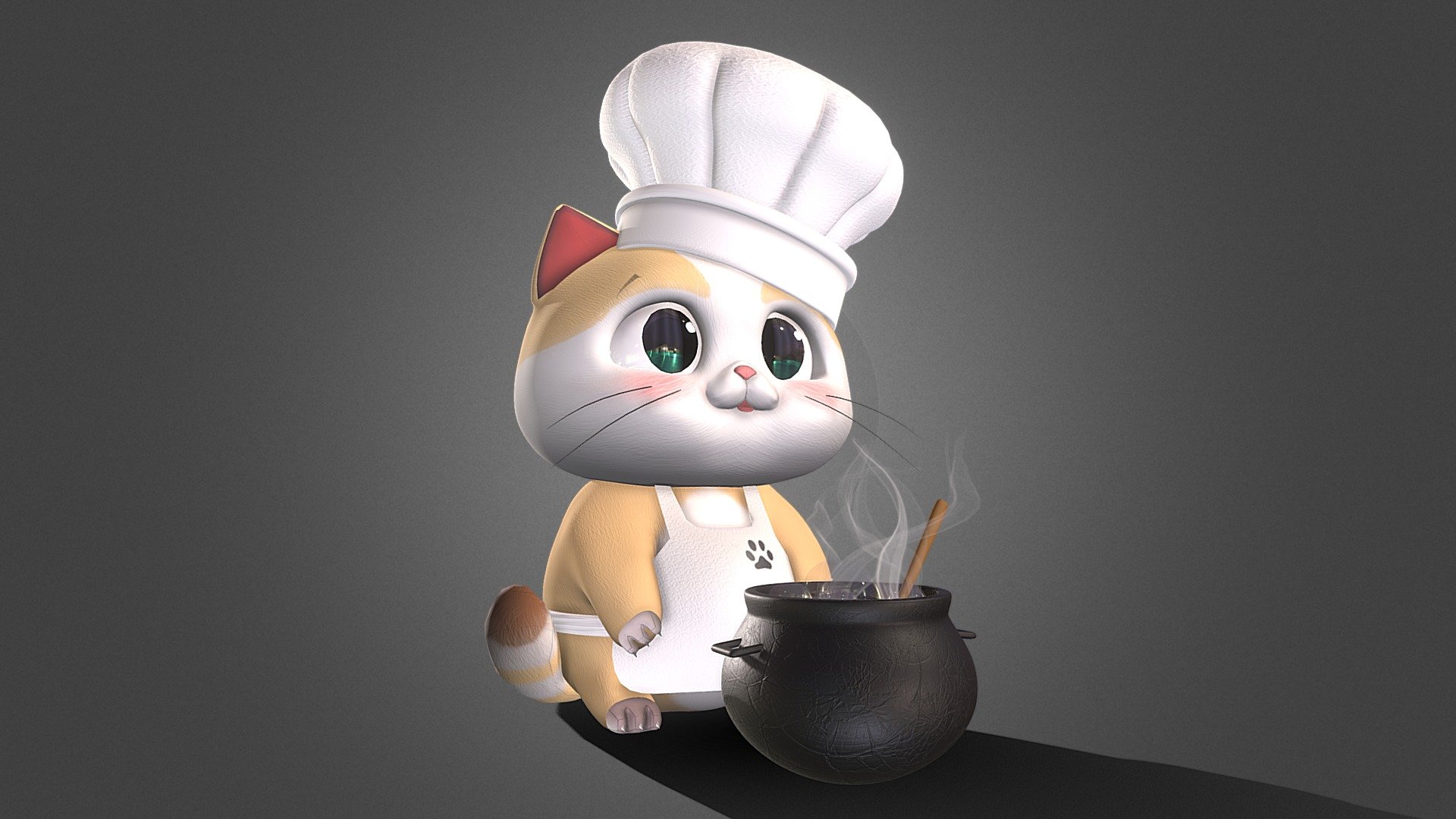 Chef Nutmeg - 3D model by Low Poly Models (@LowPolyModelsWorld ...