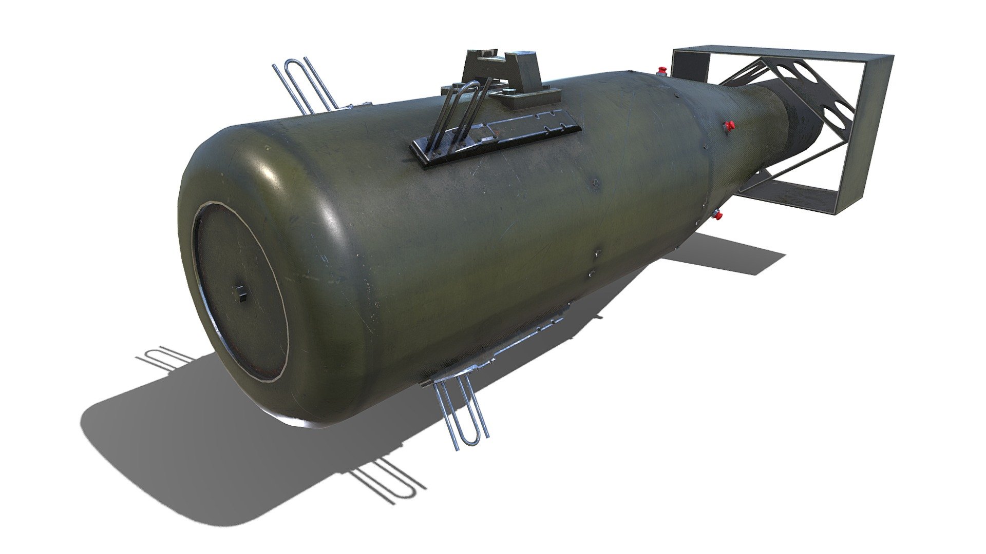 Little Boy - WW2 Atomic Bomb - Buy Royalty Free 3D model by Studio Lab ...
