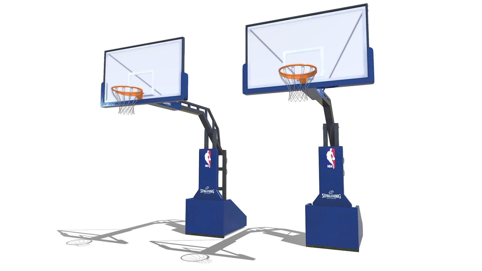 NBA Spalding Basketball Hoops - Buy Royalty Free 3D model by Studio Lab ...