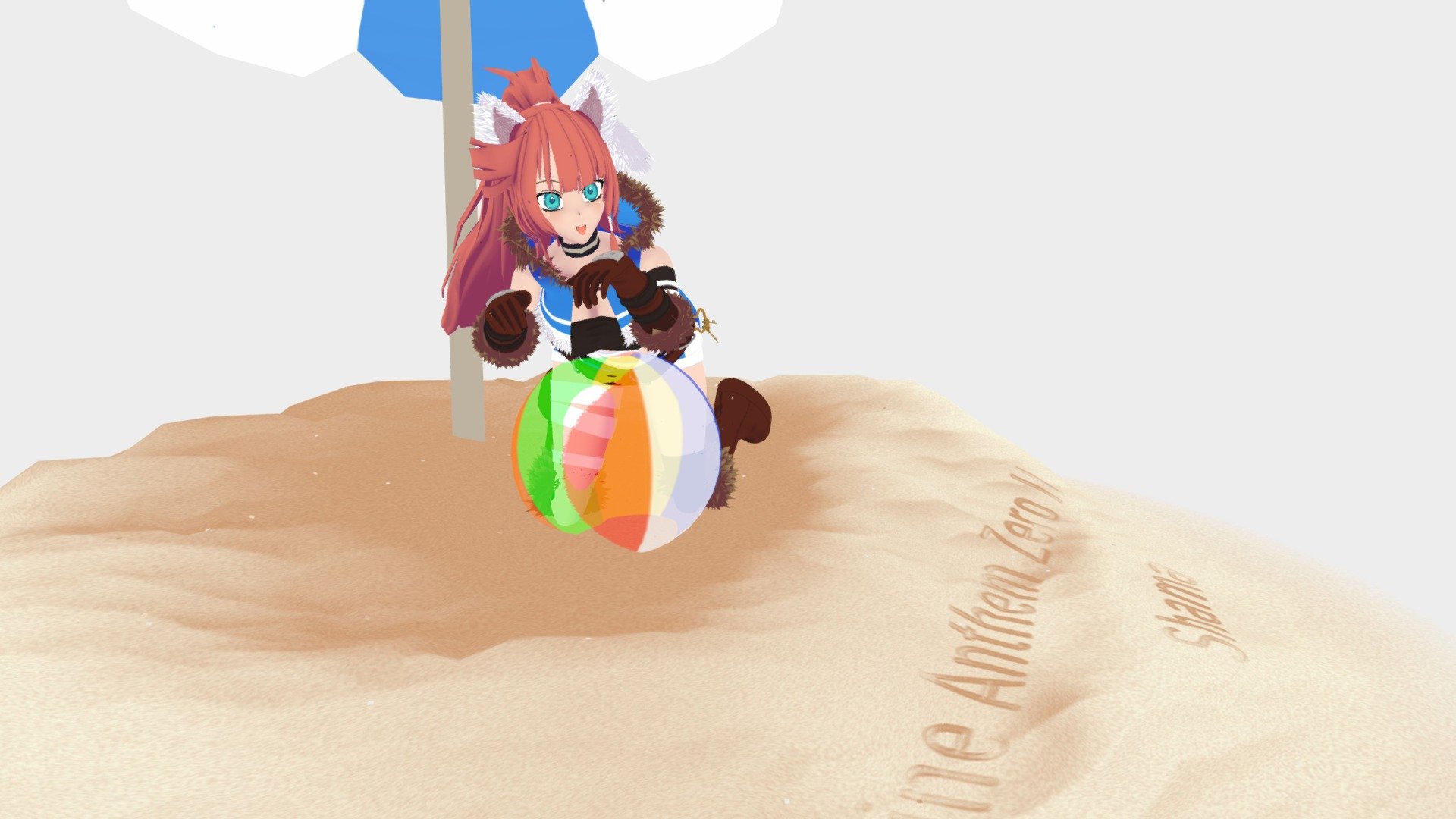 Heroine Anthem Zero II - Shama 夏瑪 - 3D model by Sutanq [a6abd28 ...