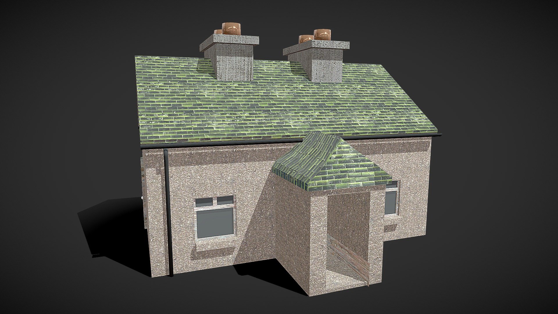 Single Storey Building - Download Free 3D model by rhcreations [a6aecab ...