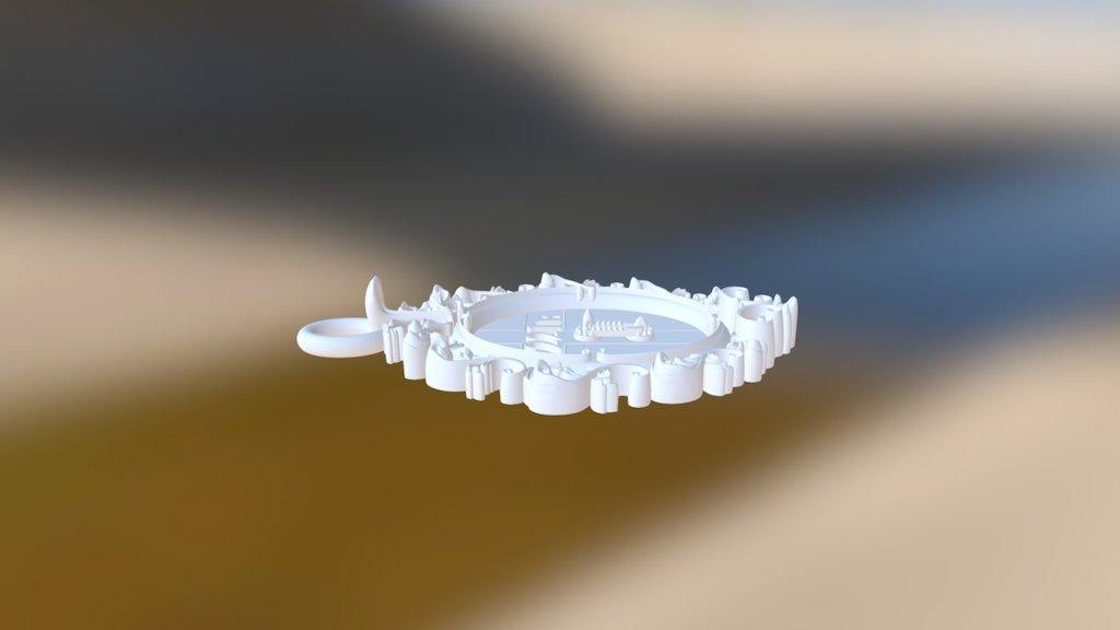 Anhänger2 - Ascii - 3D model by Mixer [a6afe76] - Sketchfab