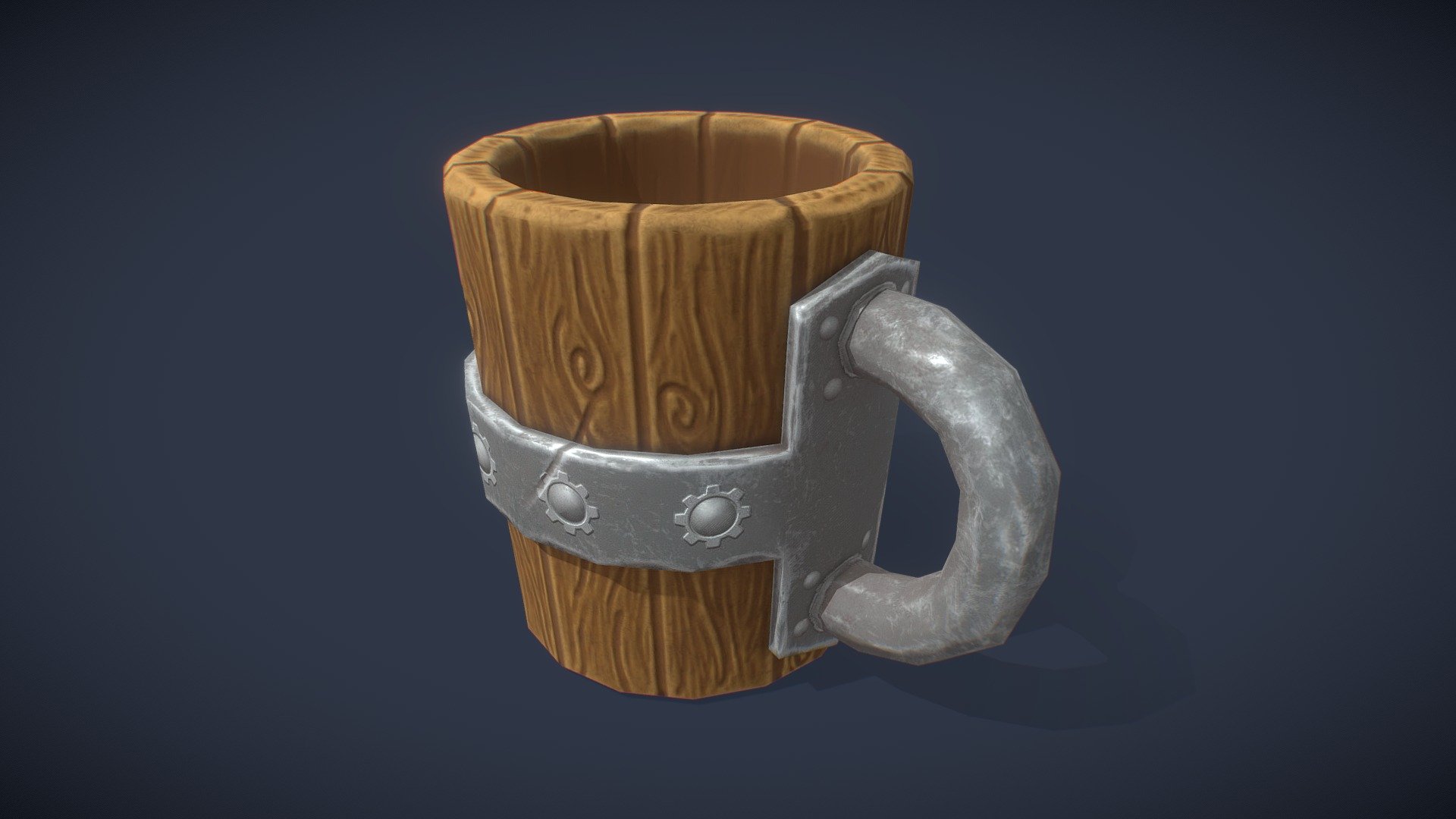 Fantasy wooden cup - 3D model by Sir Erdees (@sirerdees) [a6afecf ...
