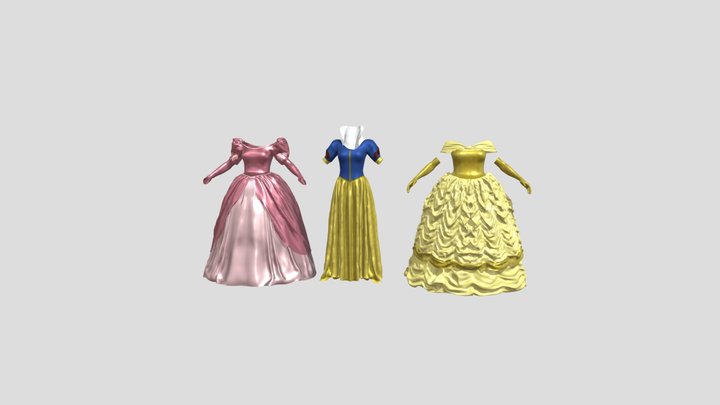 Princess 3D models - Sketchfab