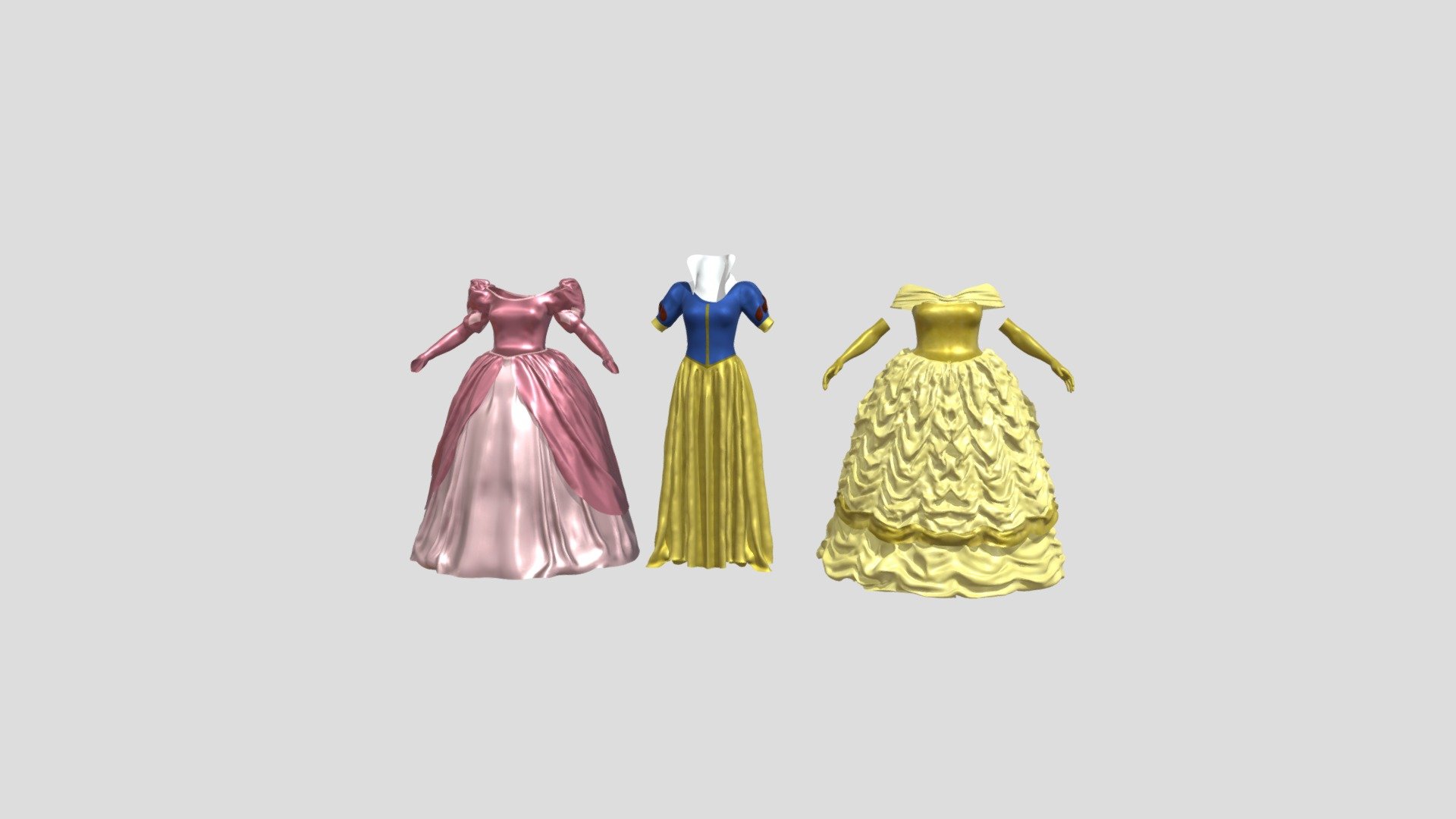 Dresses - Download Free 3D model by A9908244 [a6b104b] - Sketchfab