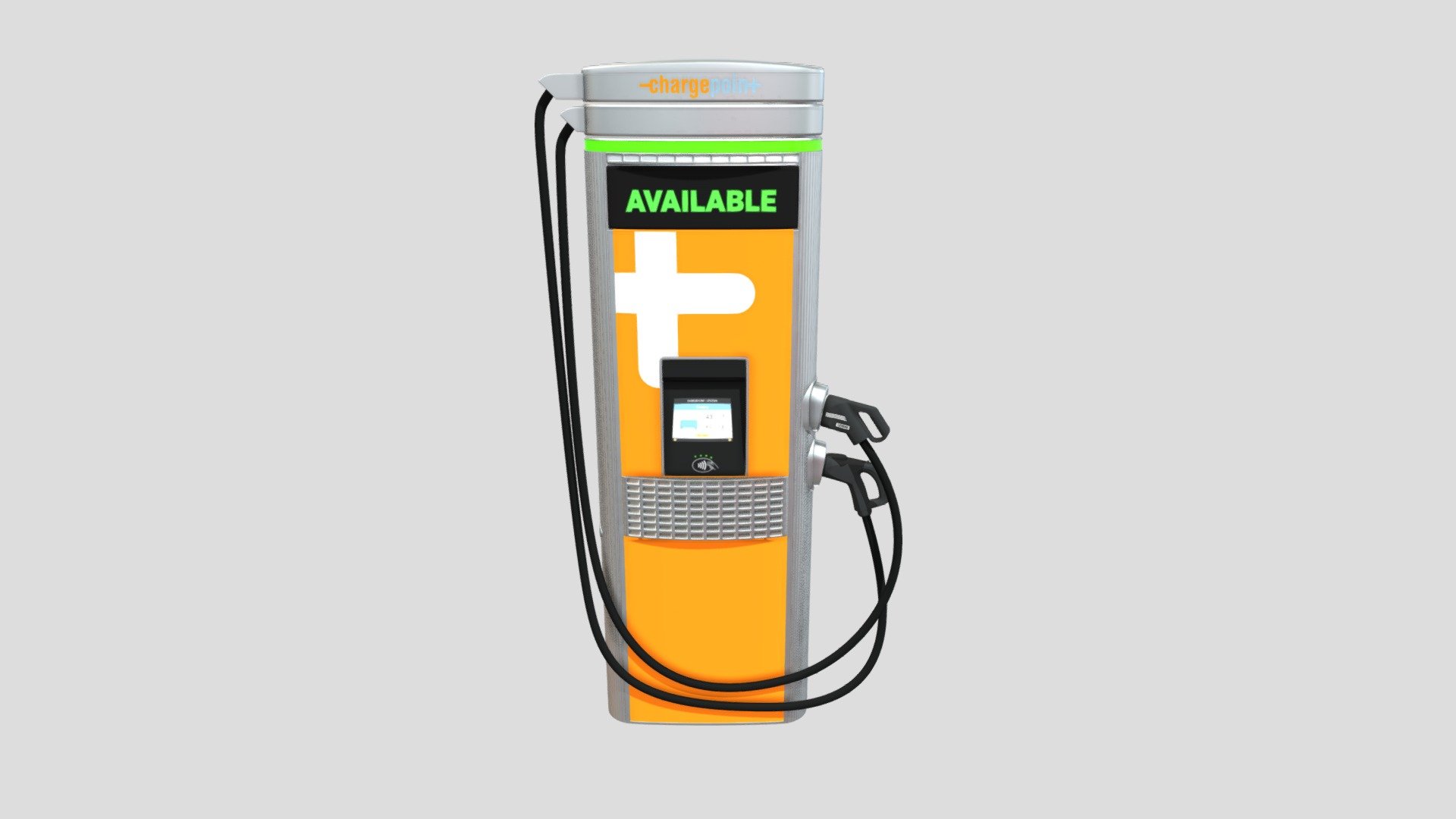 Electric Vehicle ChargePoint Express 250 station - 3D model by ...