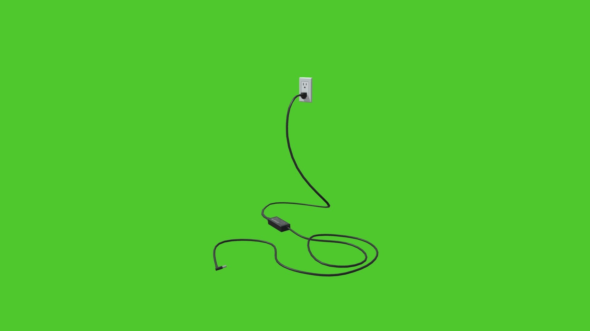 low_poly_pc_cable - Download Free 3D model by tech.service.allwe ...