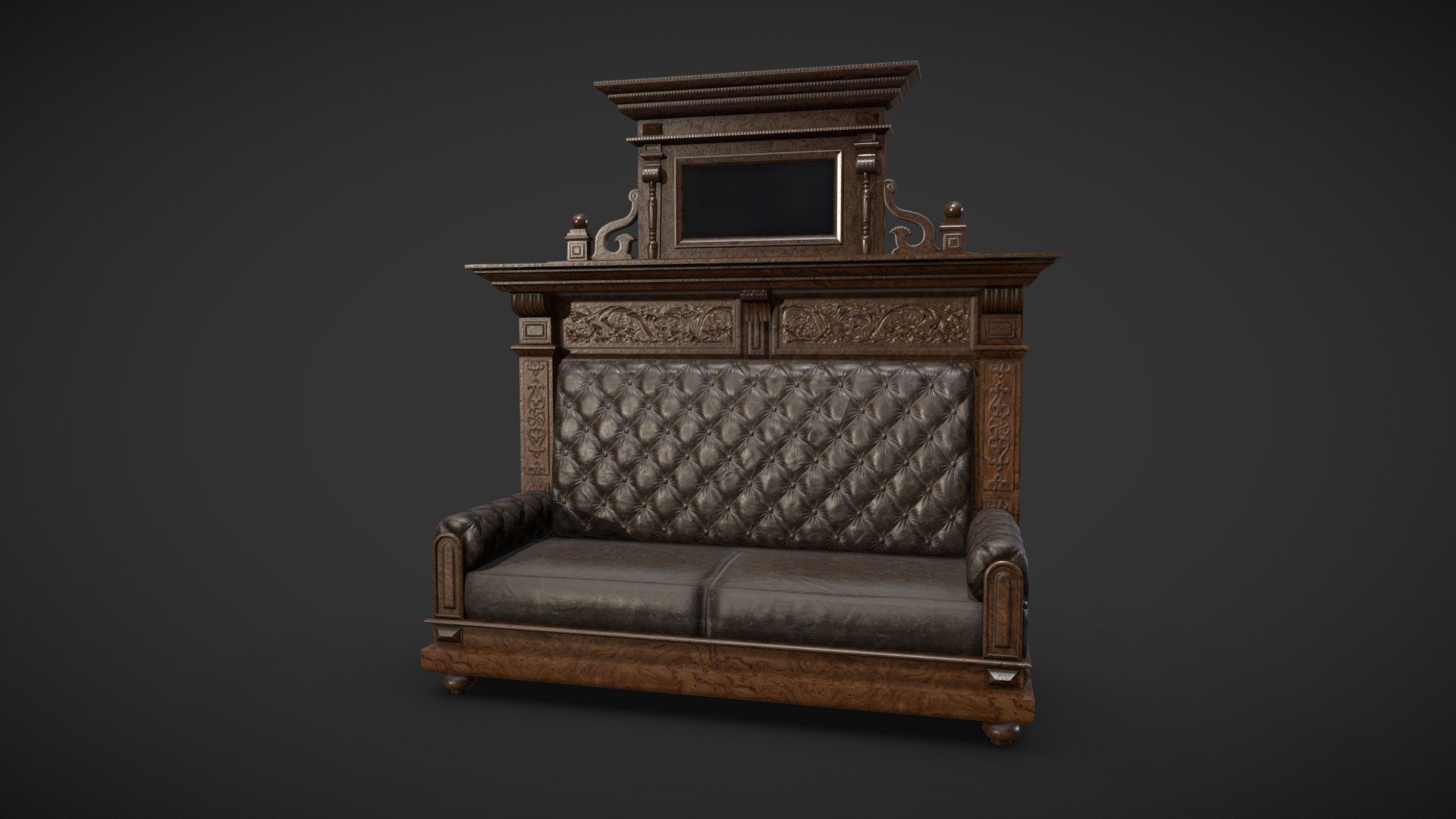 Old Office Couch - Buy Royalty Free 3D model by Mikhail Kadilnikov ...