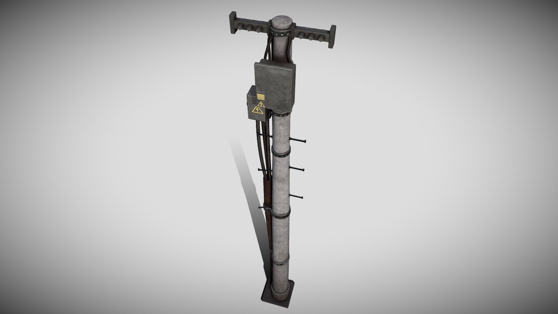 Power Pole Game Asset - 3D model by Jaden M. Z. (@jamizo) [a6b7405 ...