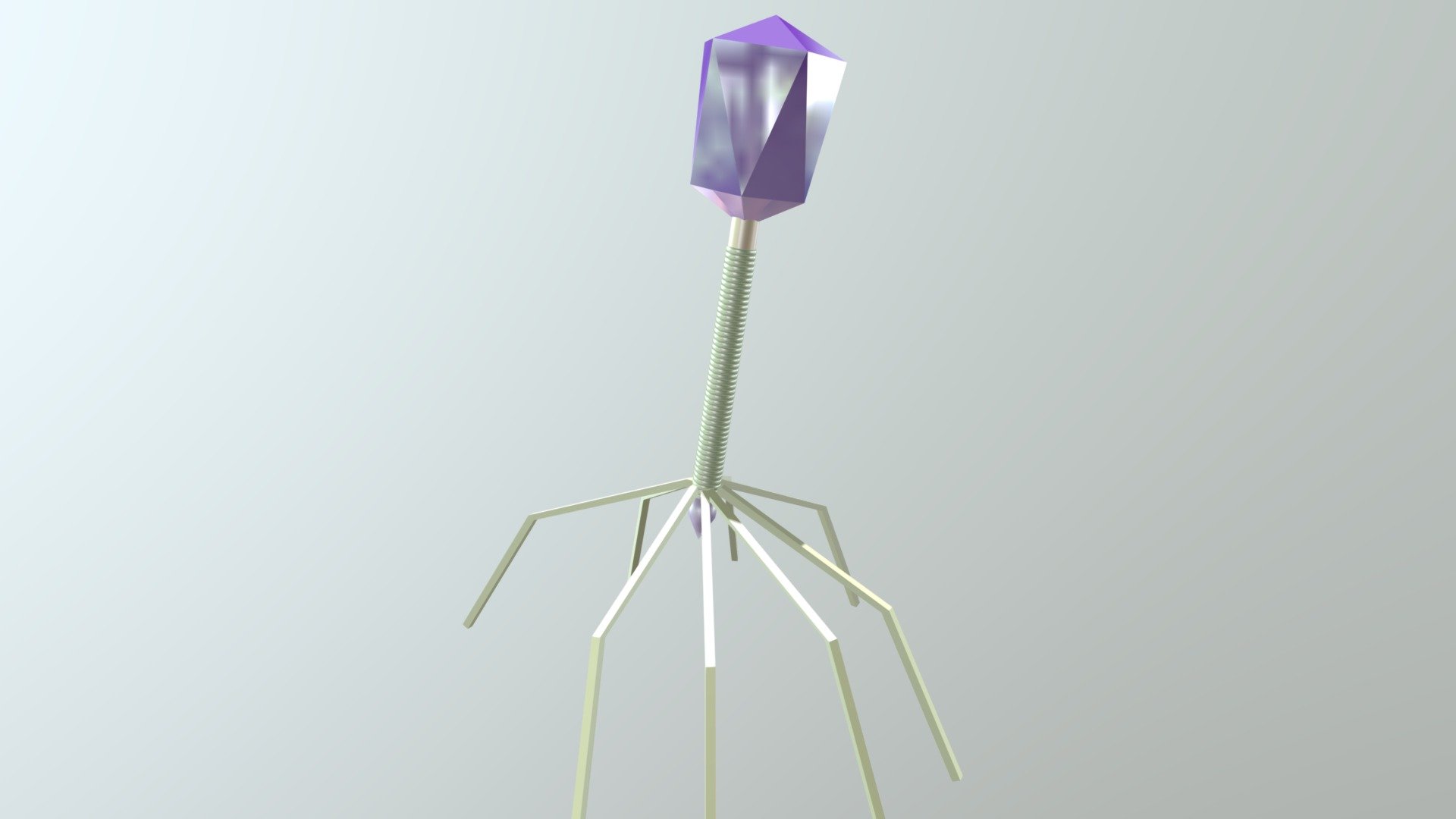 bacteriophage - 3D model by Manuel Illanes (@rmib200) [a6b7967] - Sketchfab
