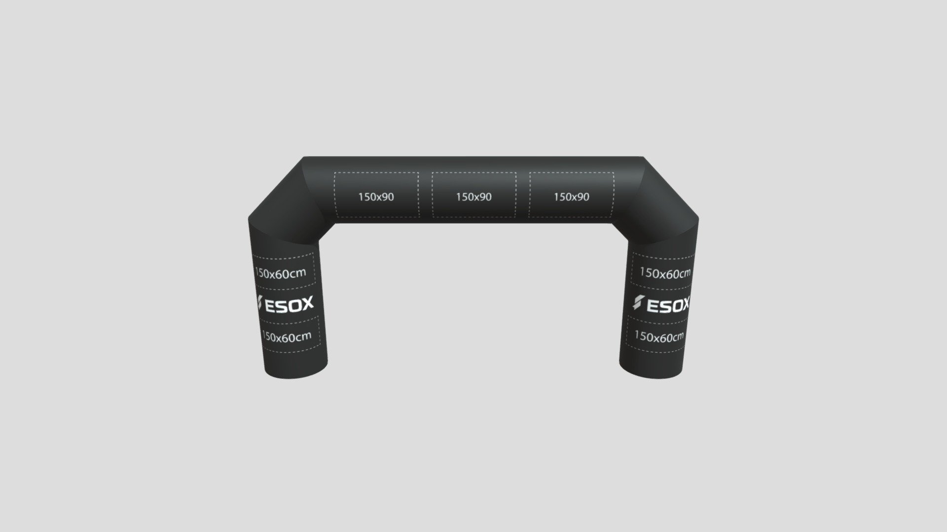 brama 6x3x1,25_new - 3D model by zyciewedlugzasad [a6bbcca] - Sketchfab