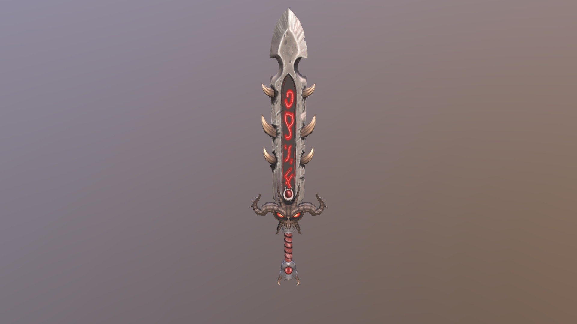Demon Sword - Texture only - 3D model by Chancellor Piazza (@cpiazza531 ...