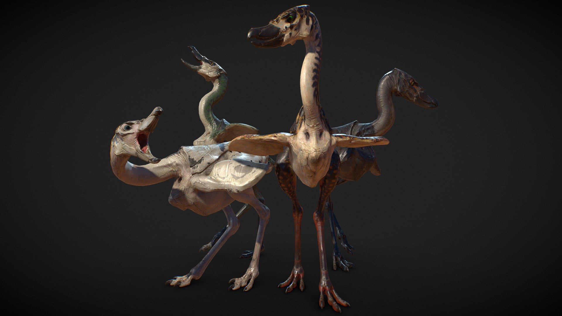 Flightless Alien Bird - Buy Royalty Free 3D model by mitkoogrozev ...