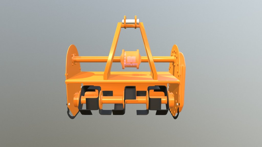 ROTAVATOR CM1050 Tra - 3D model by hzpfreelance [a6be018] - Sketchfab