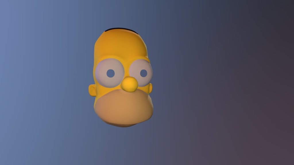 Homer Mask v2 - 3D model by Royal 3D Studio (@royal3dstudio) [a6be5d8 ...