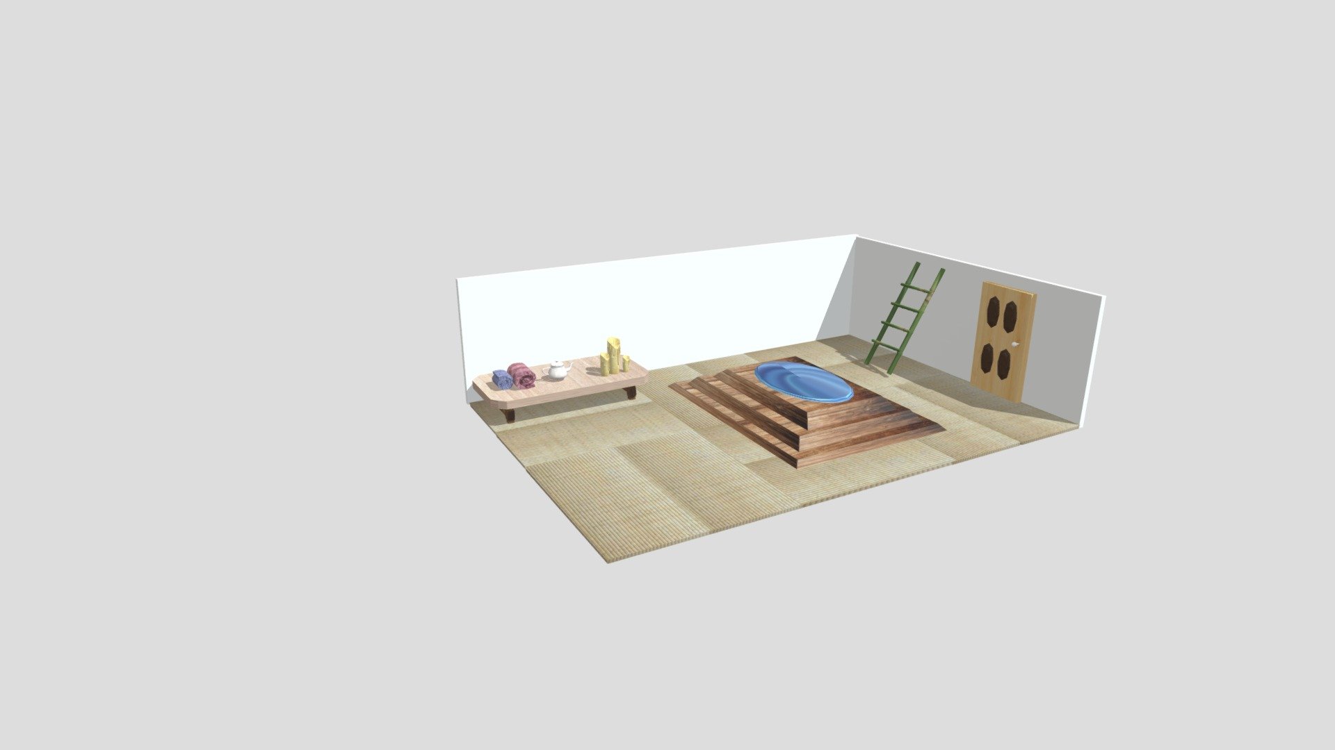 3D Onsen Bathroom - Download Free 3D model by HollyGlanville [a6c3a29 ...