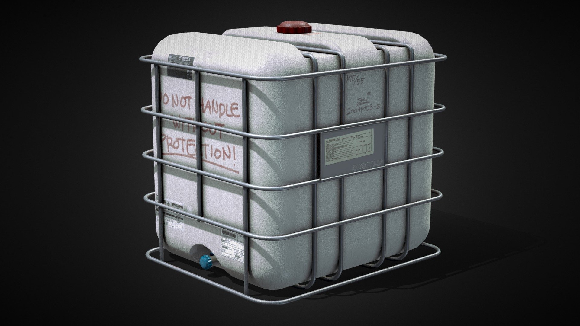 IBC Tank - Download Free 3D model by Jinhong Jeong (@JinhongJeong ...