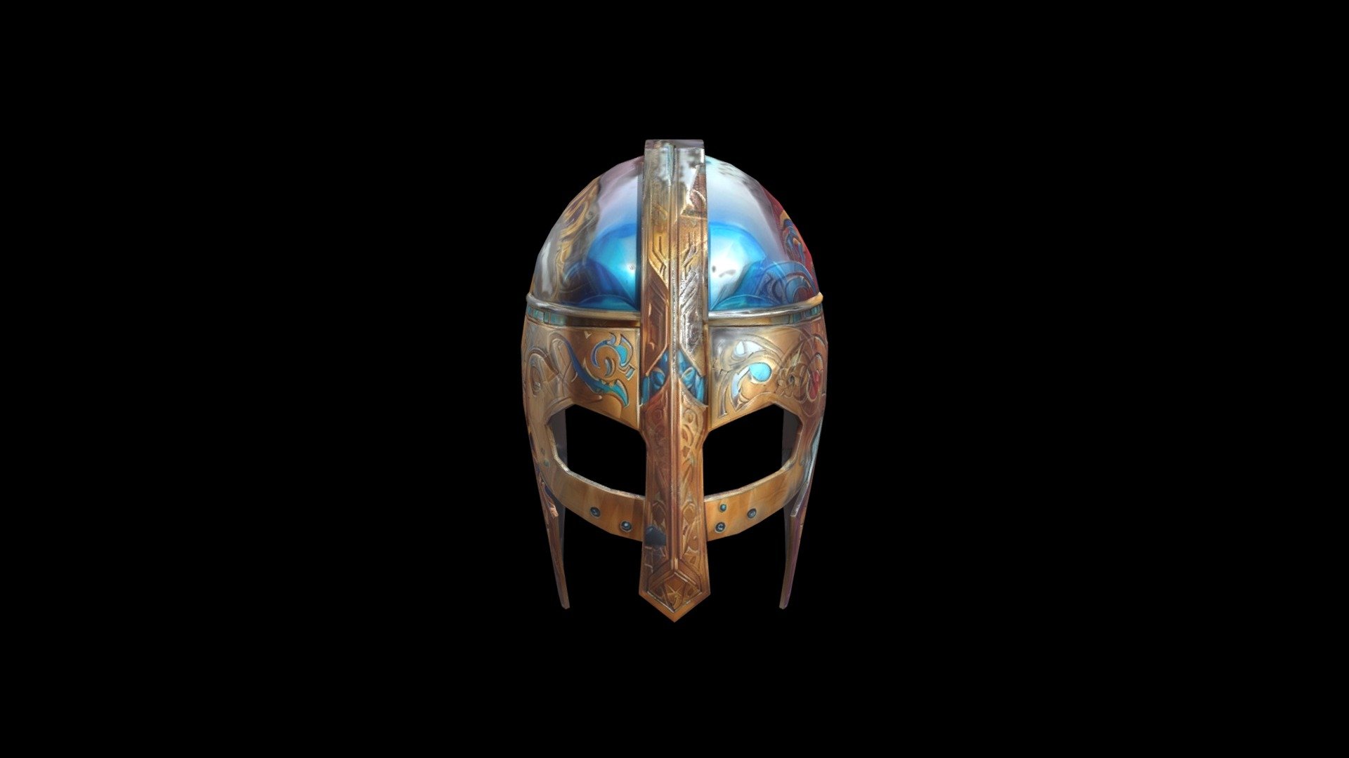 Meshy Helmet Fantasy Obsidian Gaze - Download Free 3D model by klrxyz ...