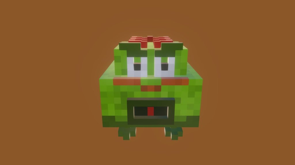 CubeGecko - 3D model by hannanana [a6c9efb] - Sketchfab