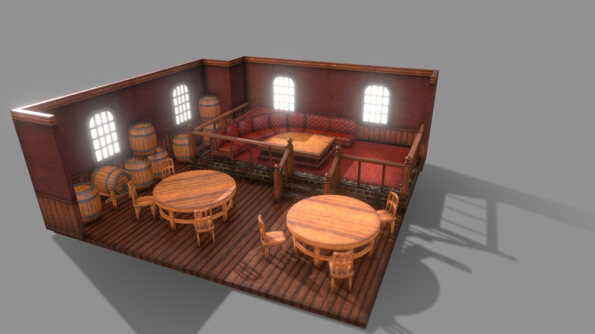 Pub - Class assignment - 3D model by M (@meeleee) [a6caa61] - Sketchfab