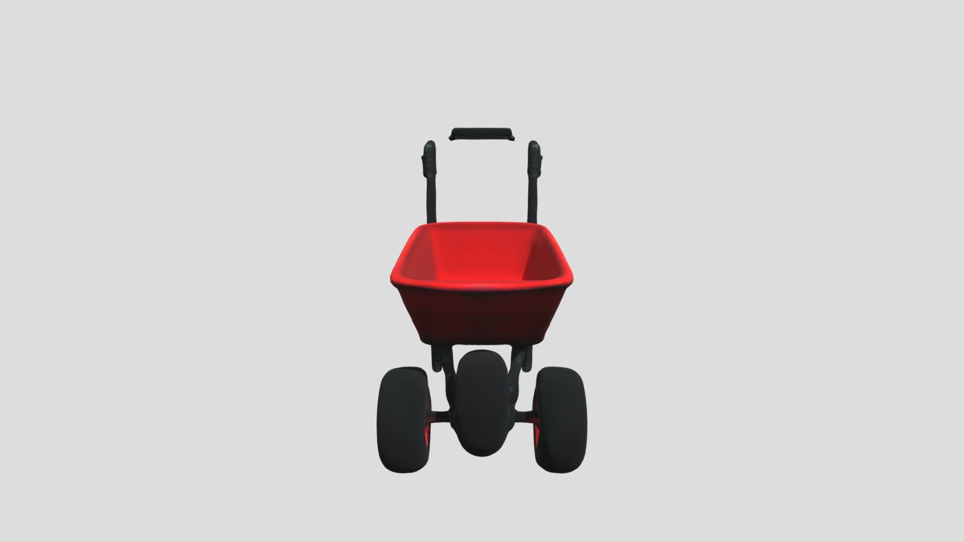 Shiny_red_wheelbarrow_with_monster_truck_tires - 3D model by blaclark ...