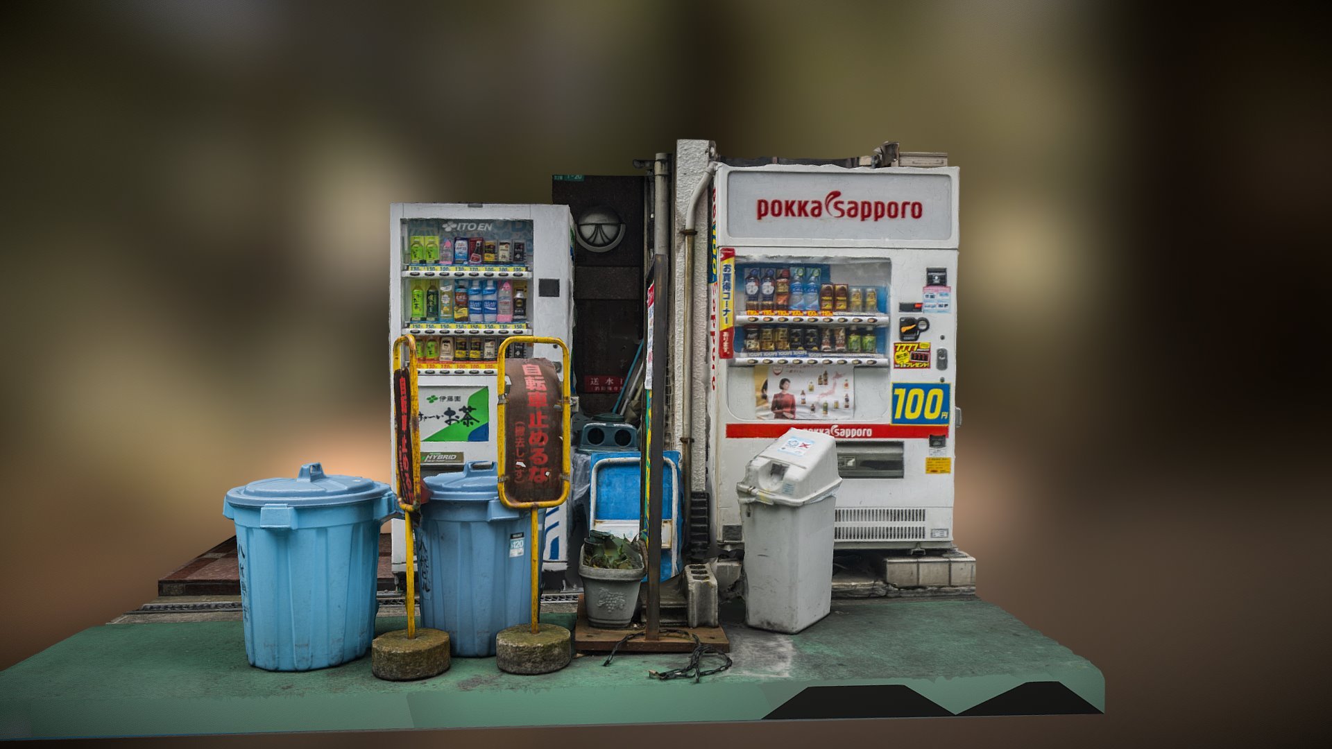 japanese street items photogrammetry scan - Buy Royalty Free 3D model ...