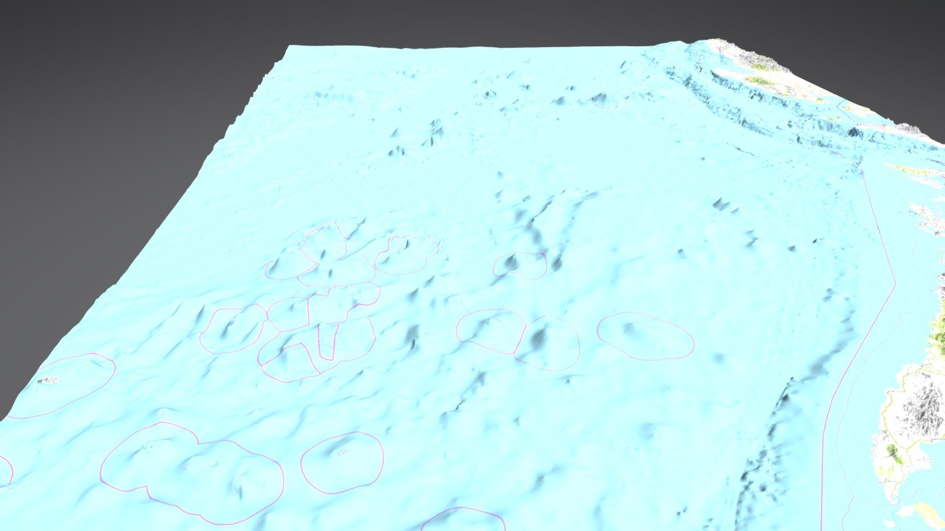 West Philippines Sea map Reed Bank, Sabina Shoal - 3D model by Dataops ...
