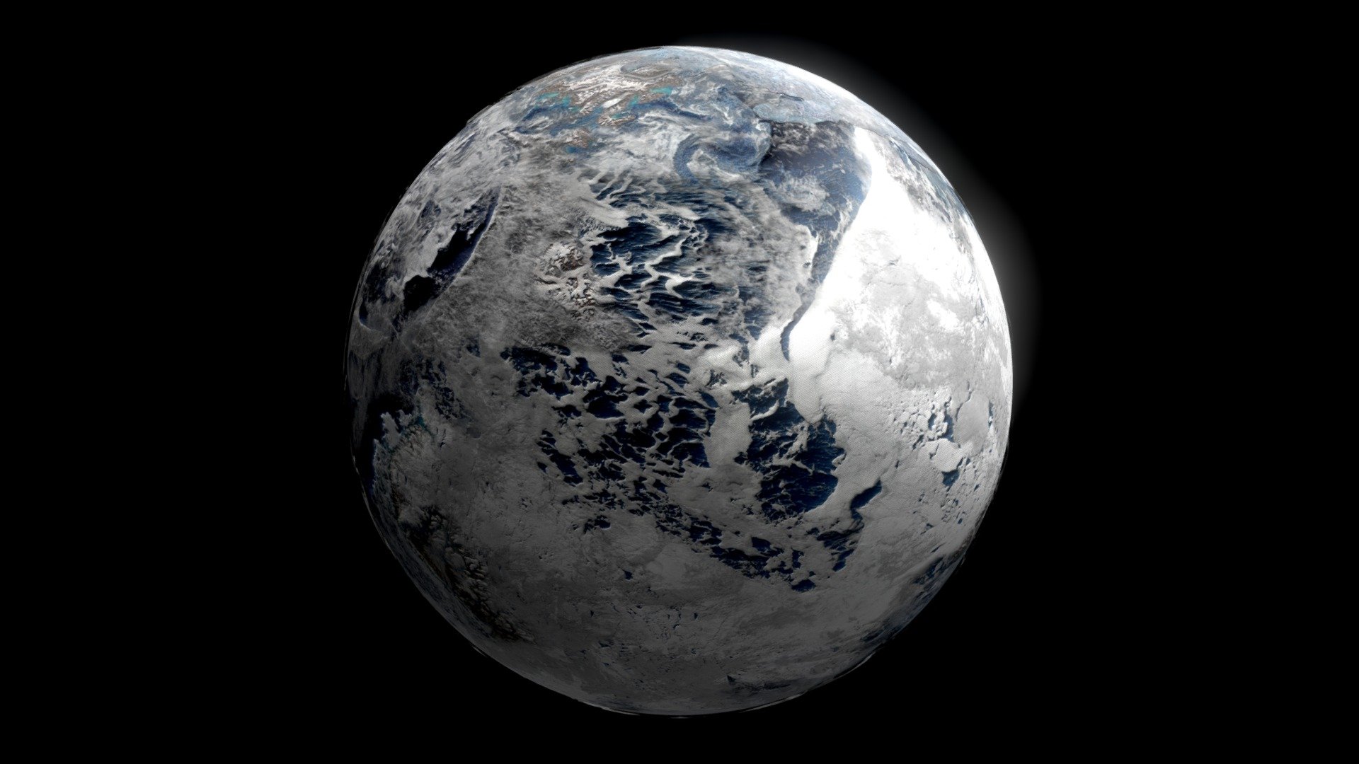 PBR Frozen Planet 6 - 8K Textures - Buy Royalty Free 3D model by ...