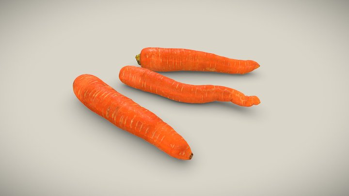 Carrots 3D models - Sketchfab