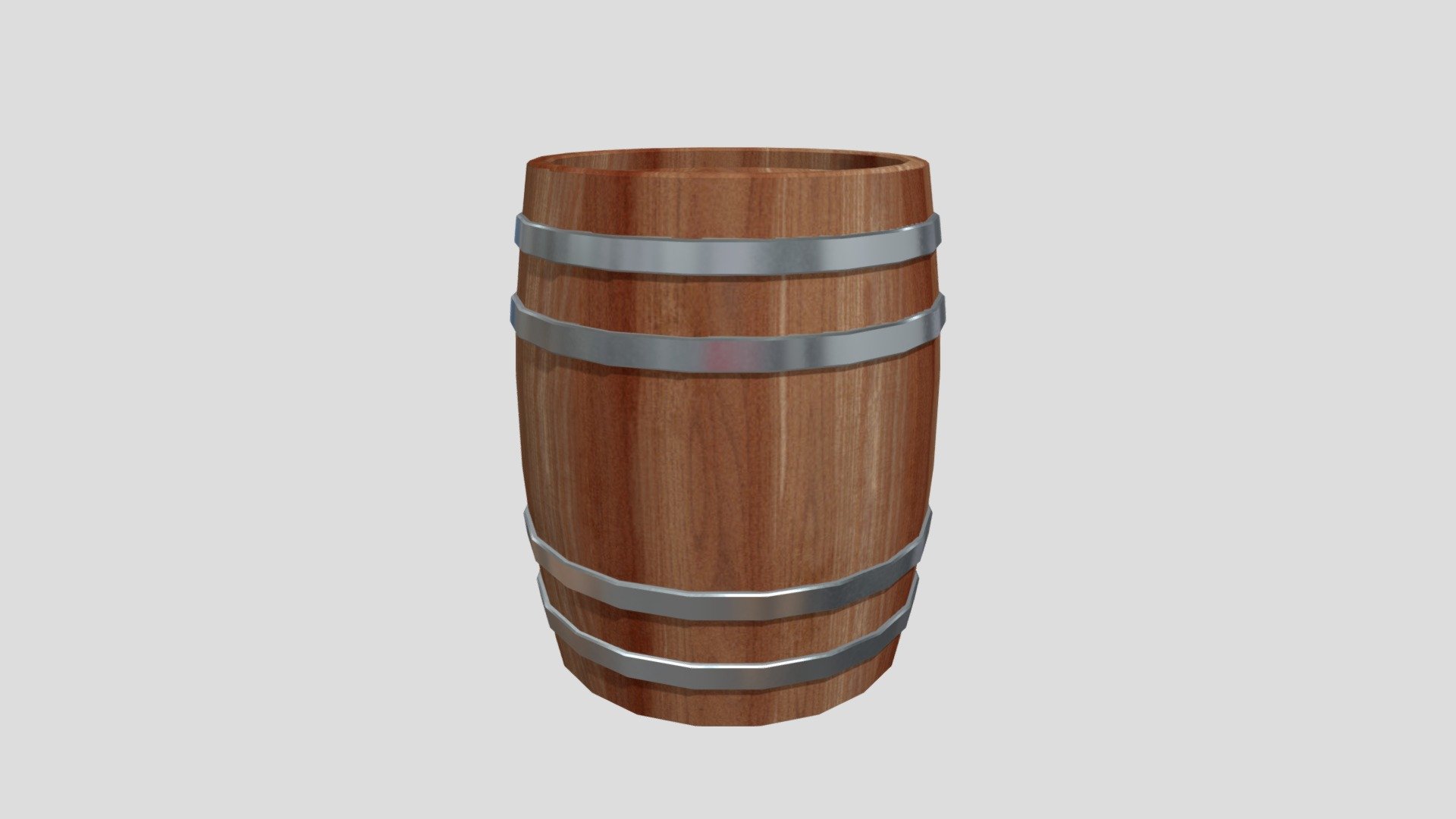 Low Poly Wooden Barrel Asset - Download Free 3D model by polygon_hyena ...