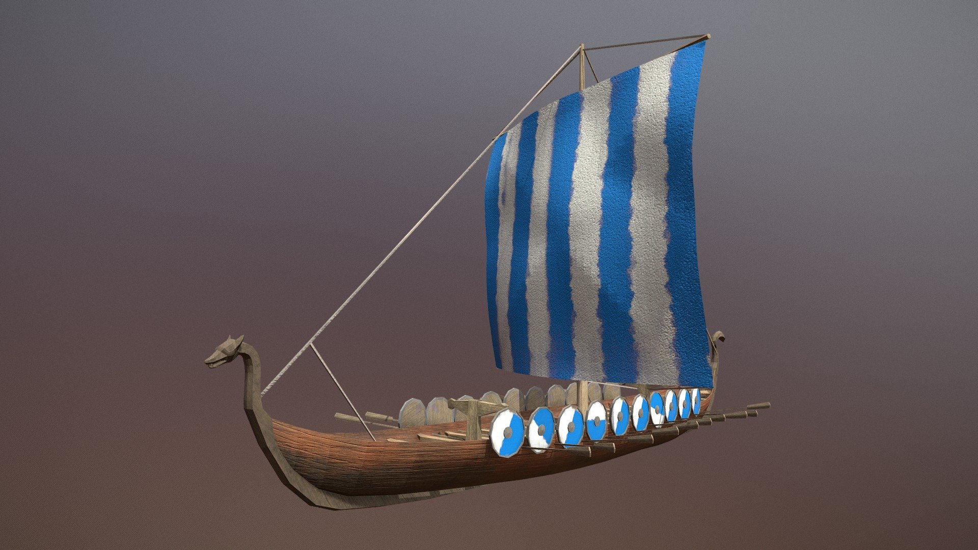 Viking Drakkar - 3D model by Kovonic [a6d1a1b] - Sketchfab