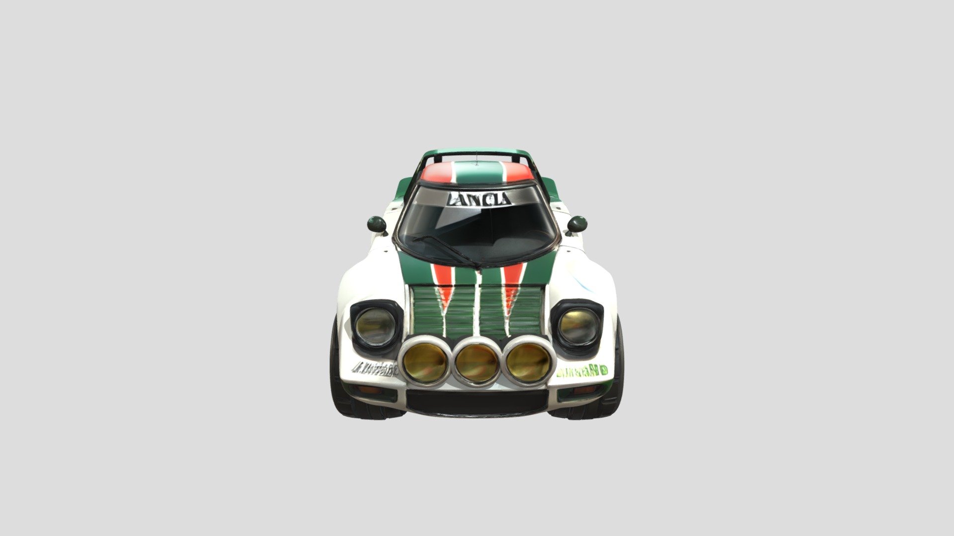 Lancia rally car model - 3D model by middle_night [a6d2aa4] - Sketchfab