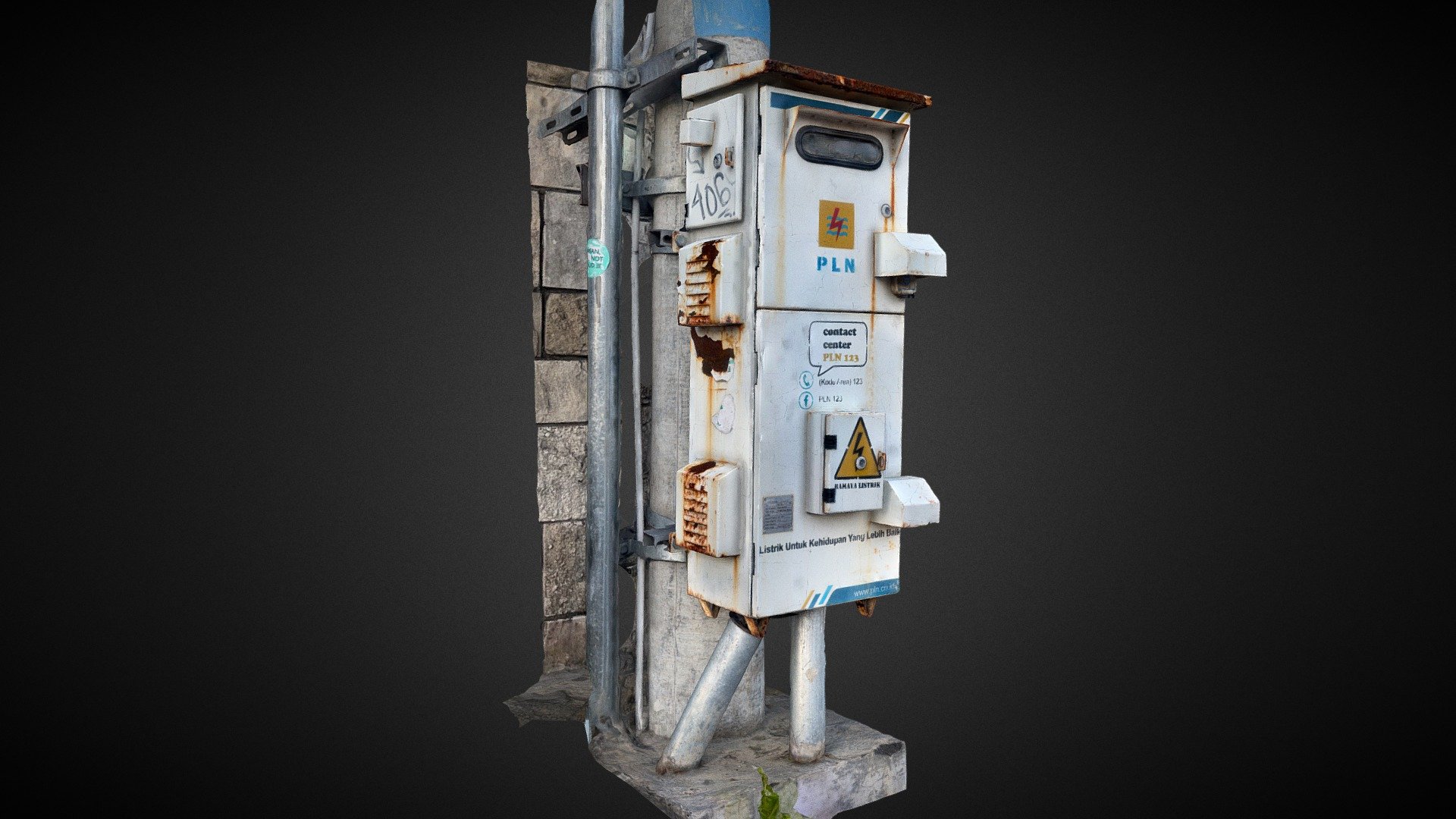 Electric box 🇮🇩 Street props - 3D model by David Vereš (@DEJVDOU ...