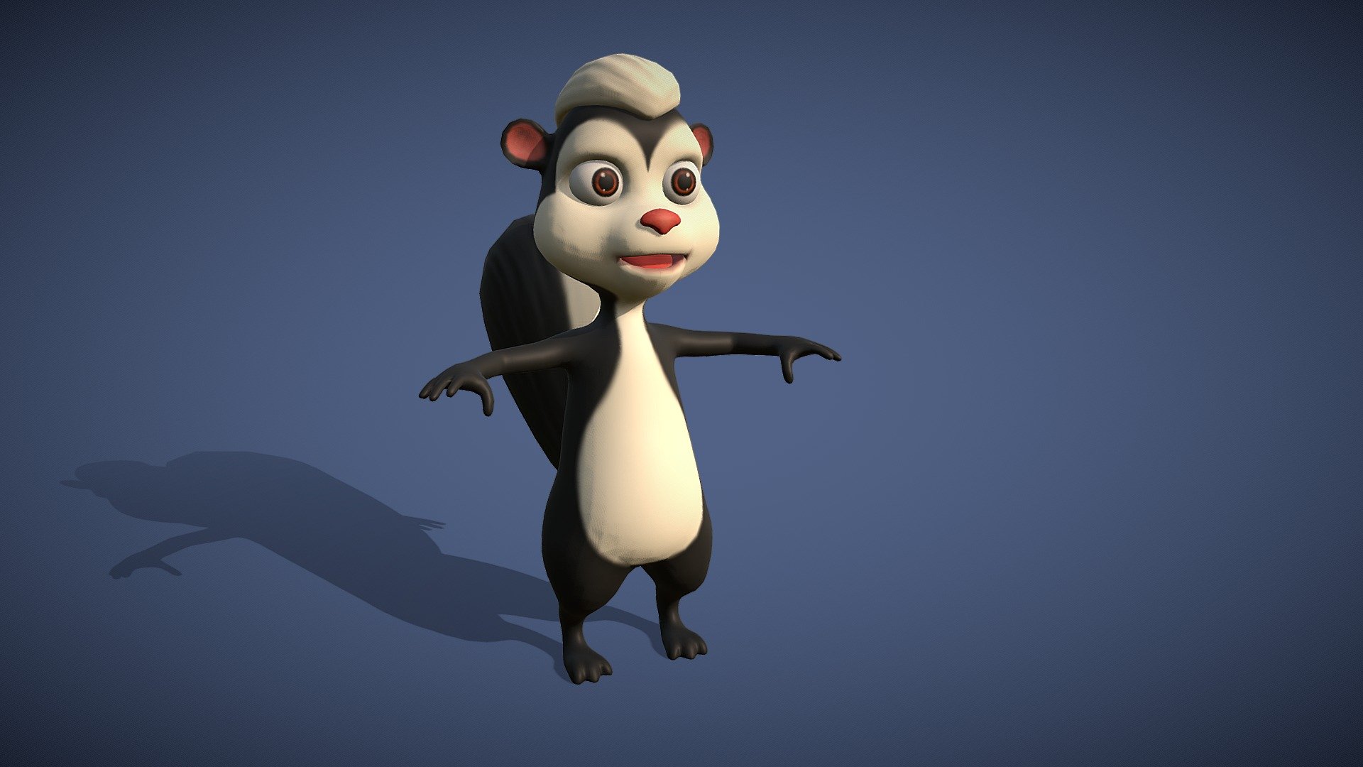 cartoon polecat - Buy Royalty Free 3D model by 3DAnvil [a6d4225 ...