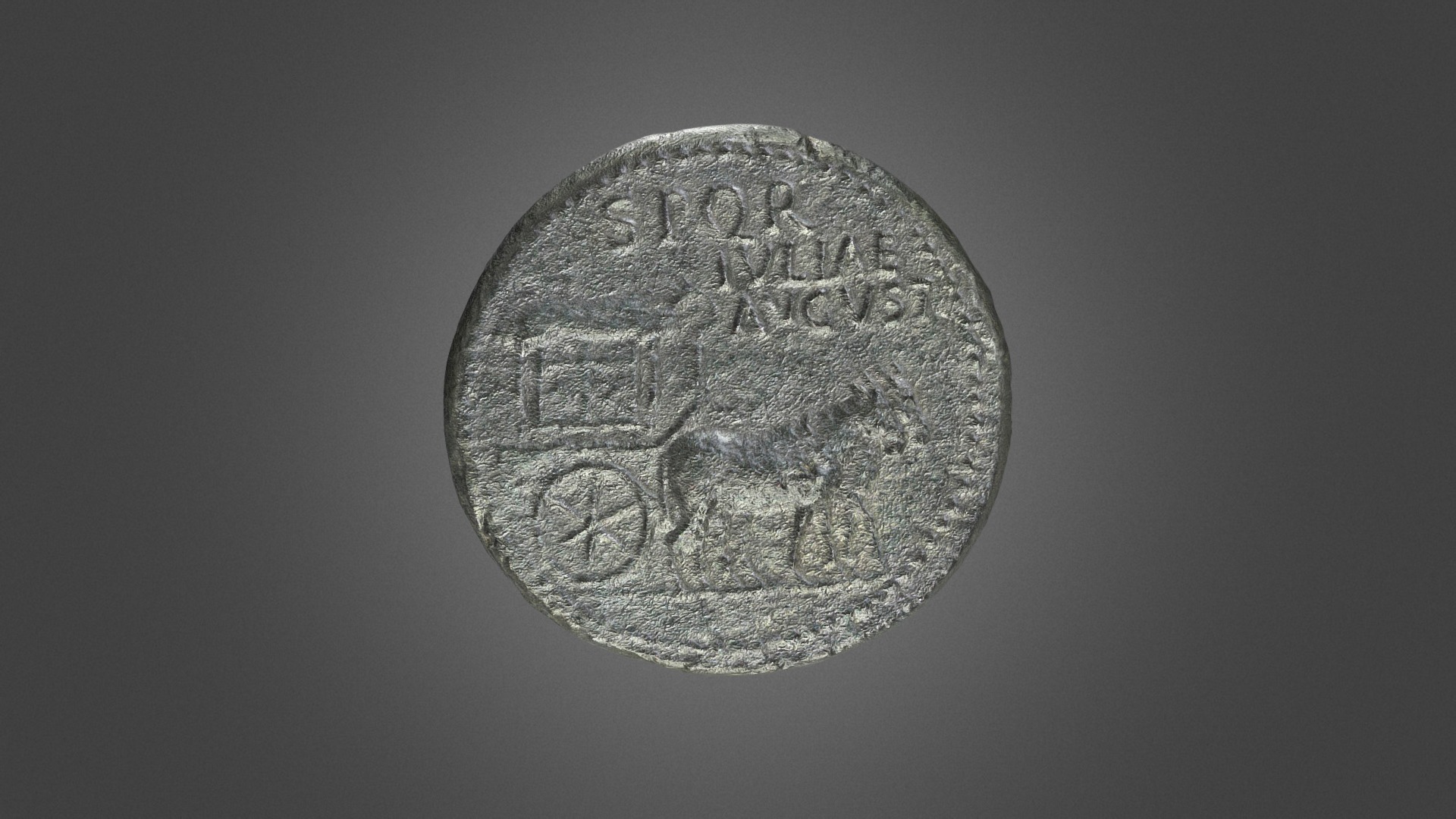 Livia Sestertius - 3D model by Emanuele De Gattis (@Archaeology_3D ...