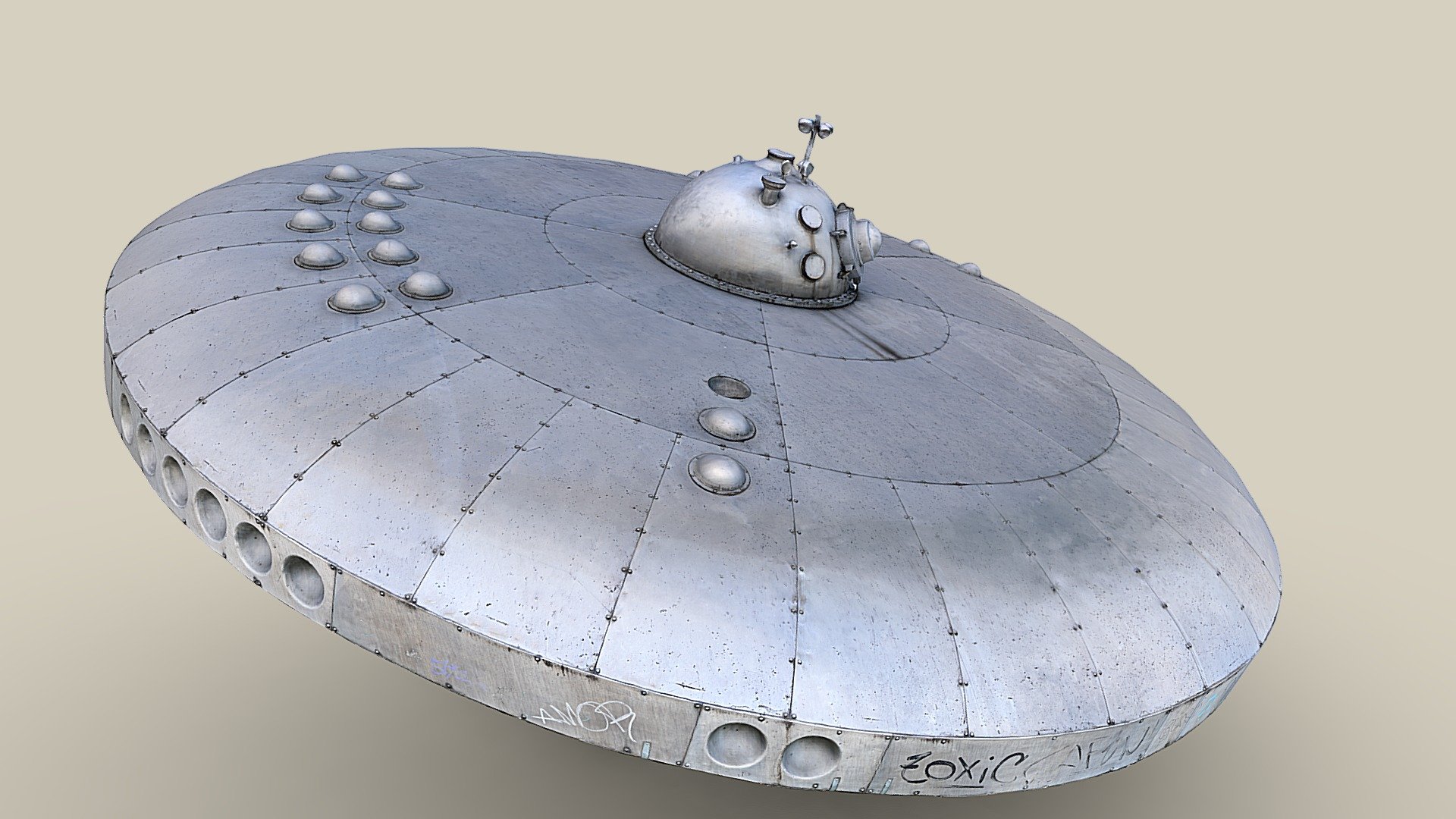 UFO - Download Free 3D model by noe-3d.at (@www.noe-3d.at) [a6d6fbb] - Sketchfab