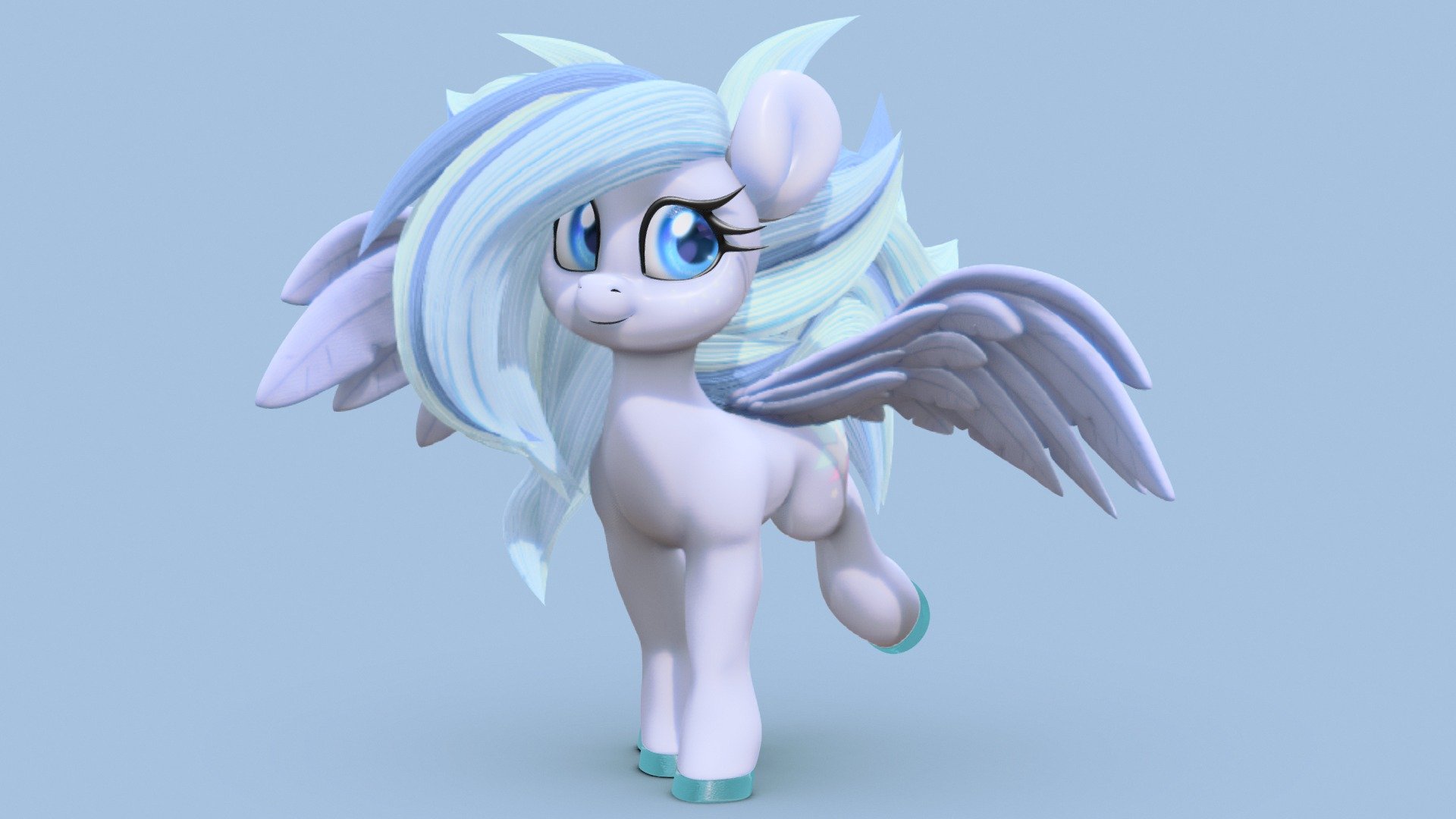Pony For Hamichu - 3D model by Teva (@TerrAxy) [a6d7a64] - Sketchfab