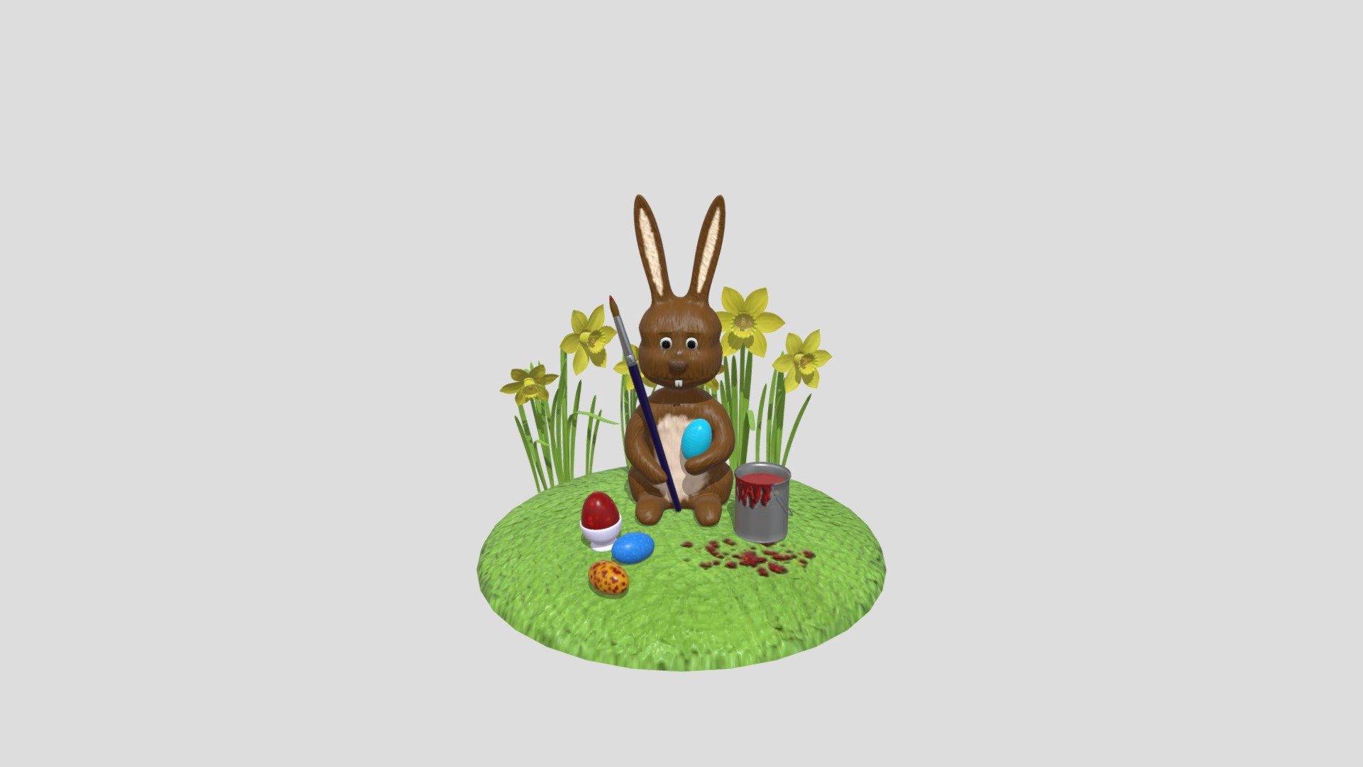 easter scene - 3D model by antonia_s [a6d8d56] - Sketchfab