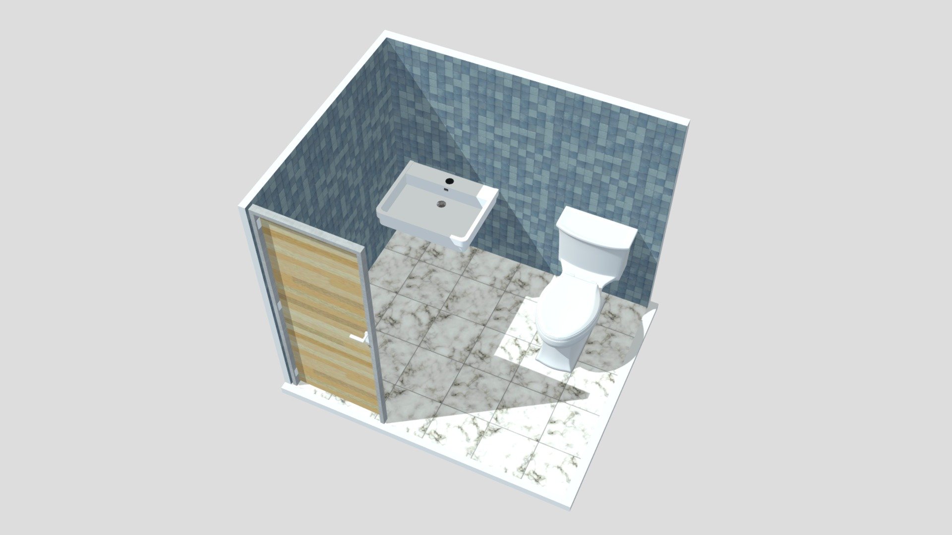 Powder Room - Miracle Dream Homes - Download Free 3D model by Miracle ...