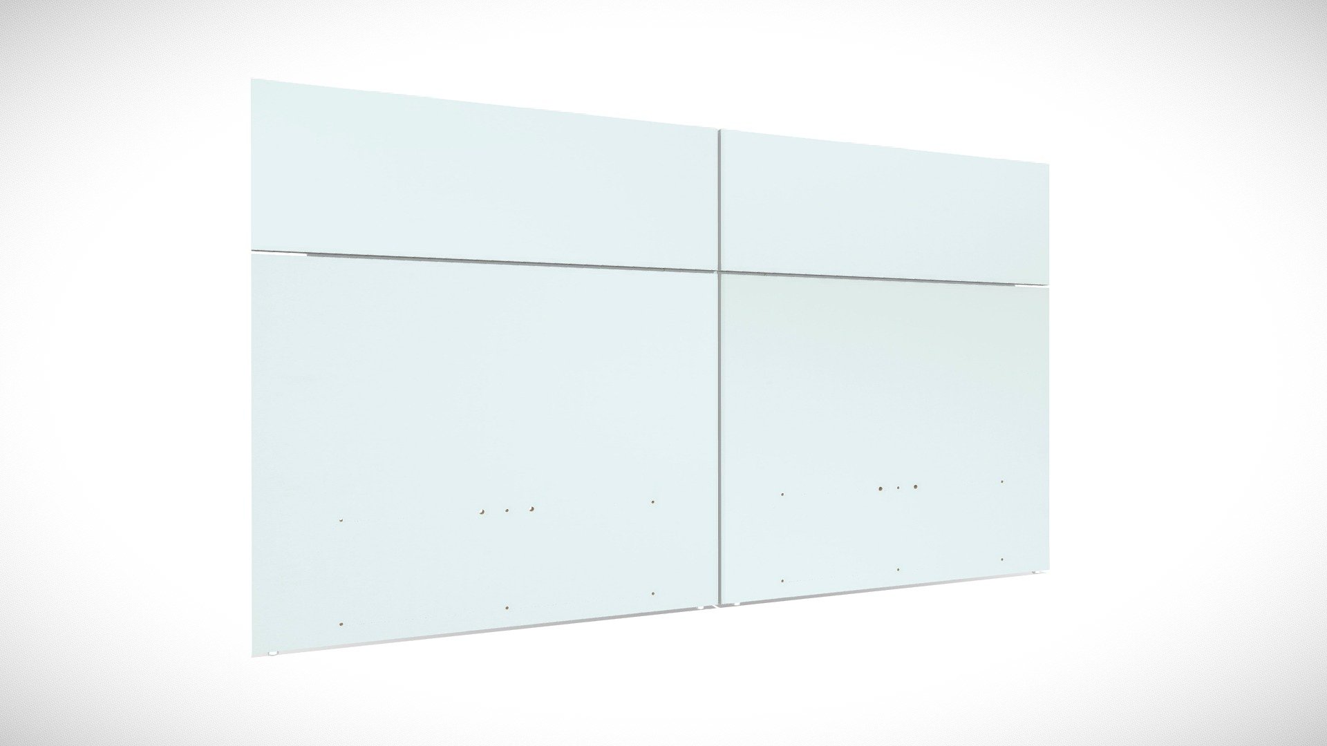 Tête de lit Zen - Blanc - 3311.24 - 3D model by SUA-V [a6d9105] - Sketchfab