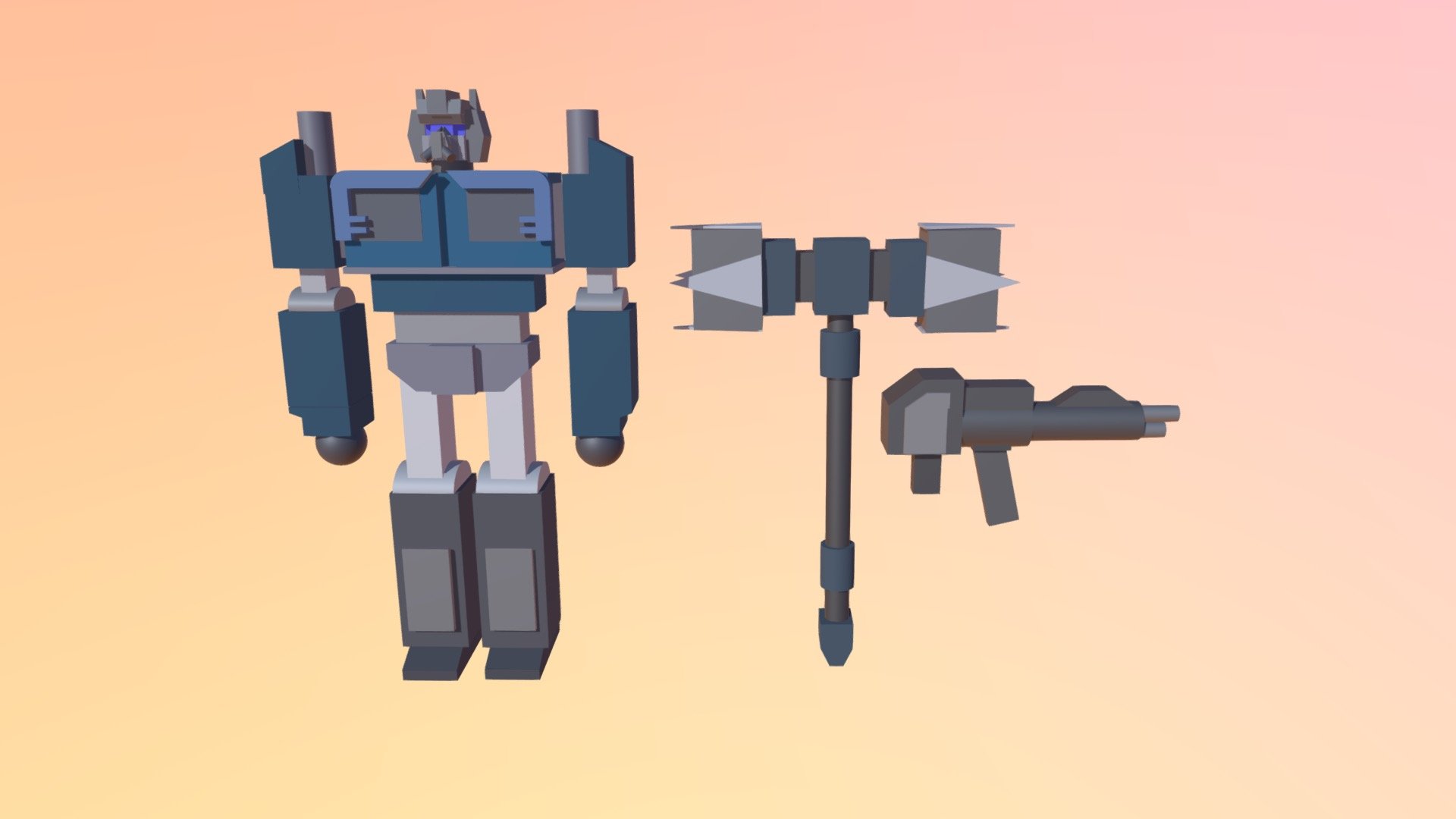 Autobot - 3D model by agustinm [a6d950f] - Sketchfab