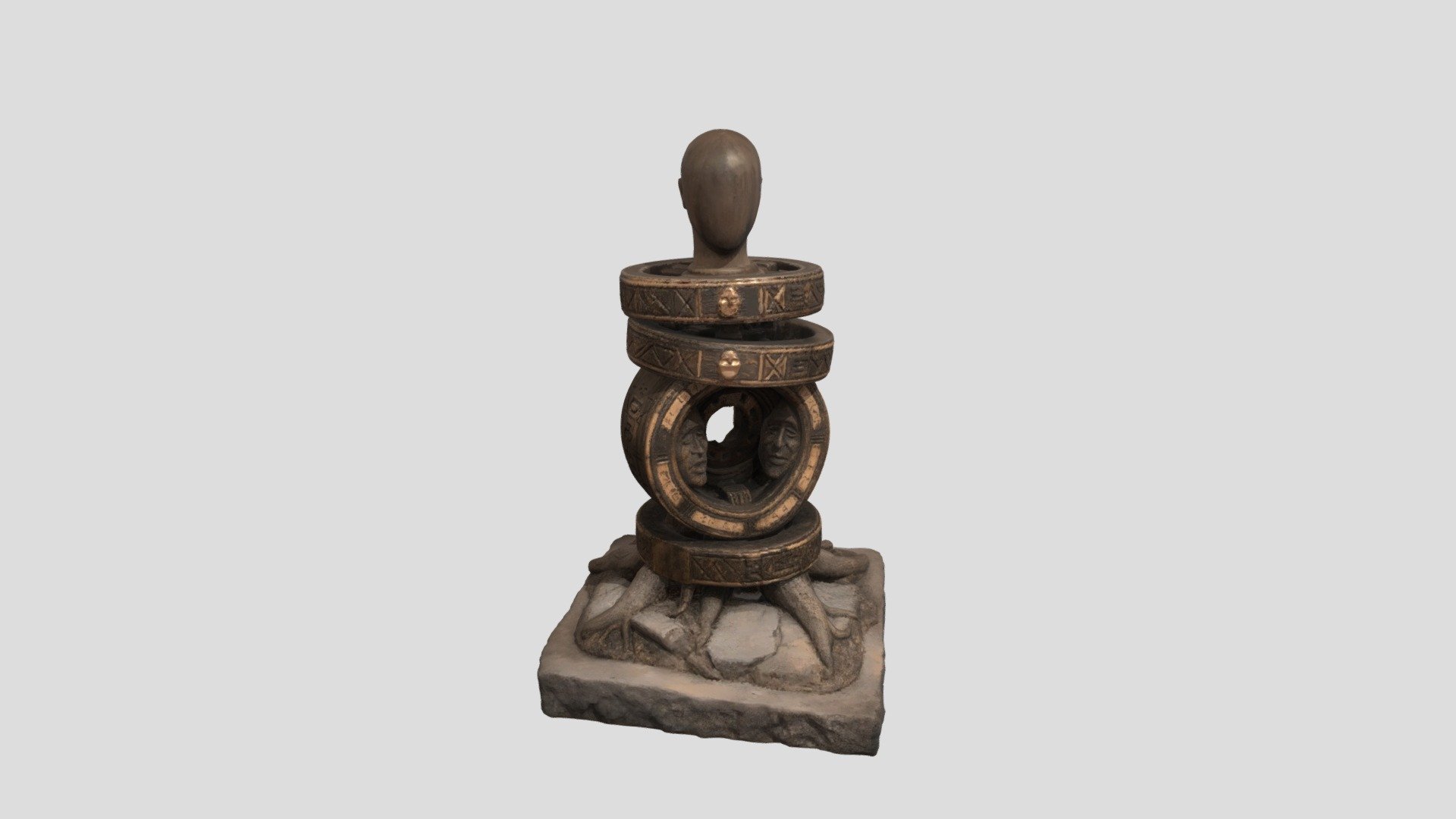 Cultural Totem Creature - 3D model by Splygon [a6d9707] - Sketchfab
