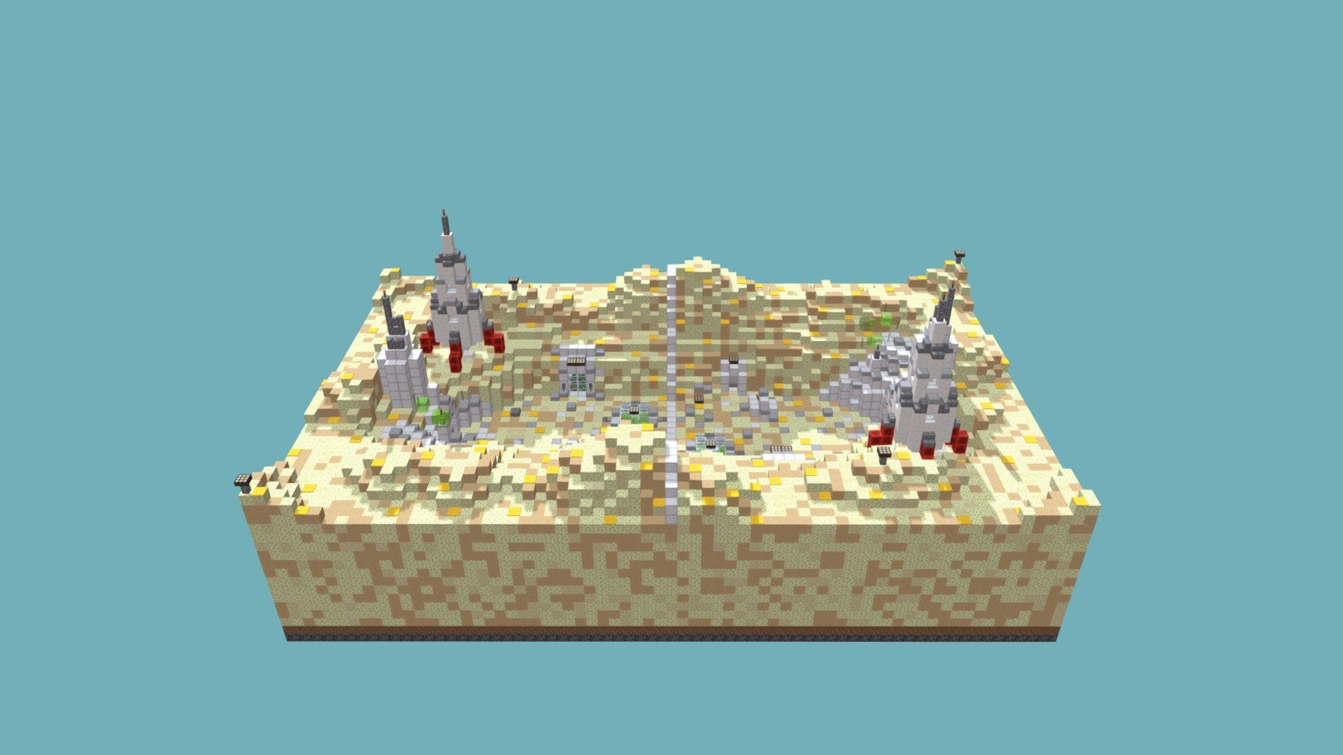 1VS1 - 3D model by onx_minecraft [a6dd91c] - Sketchfab