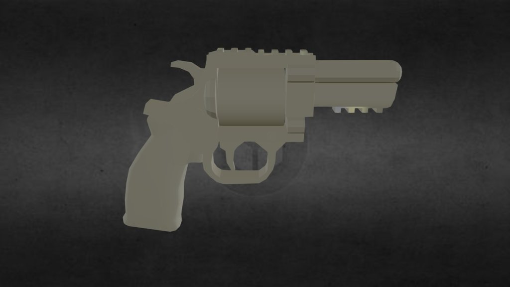 Revolver - 3D model by neil.devan [a6ddba3] - Sketchfab