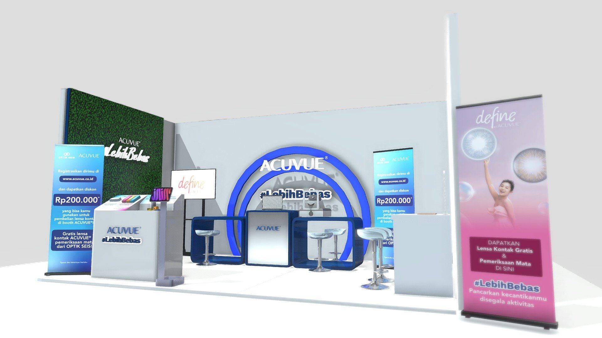 Booth Acuvue 5x3 - Layout 4 - 3D model by aliven (@alivenn) [a6ddcc5 ...