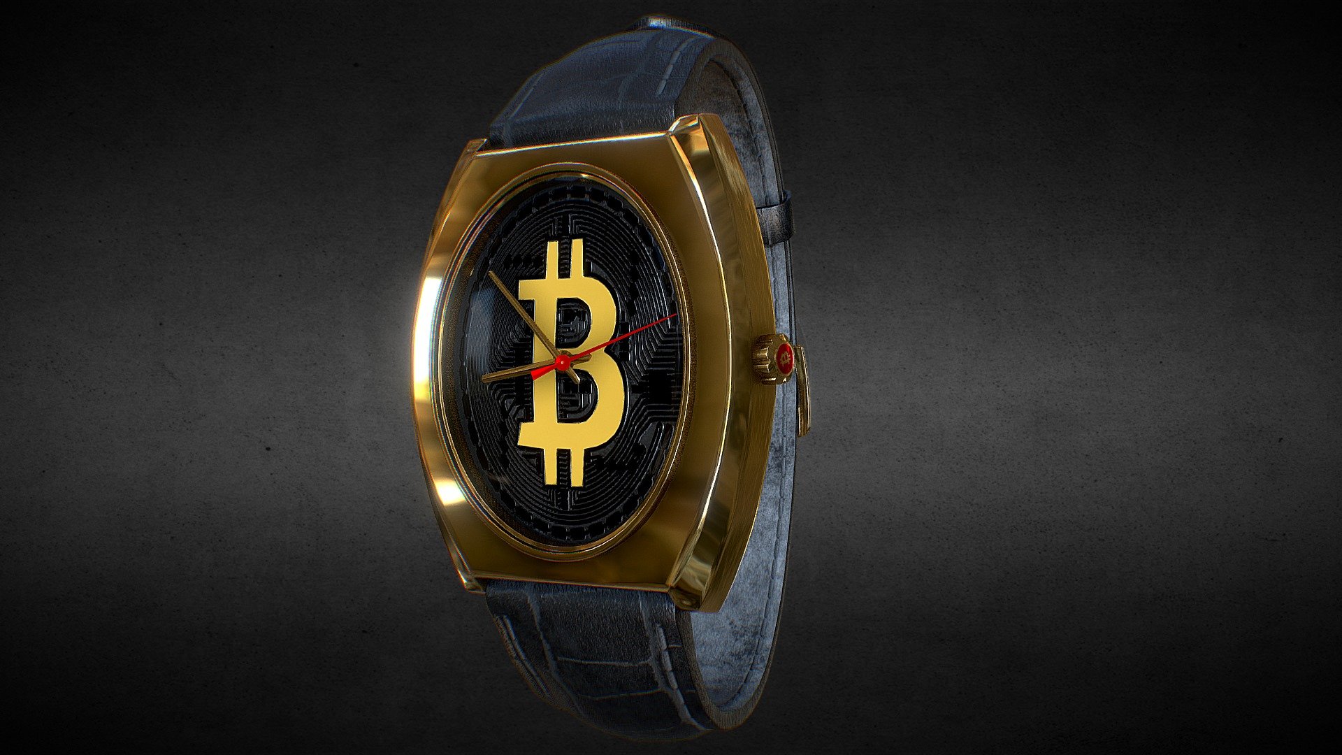 Bitcoin watch - Buy Royalty Free 3D model by ar-watches [a6dea0f ...