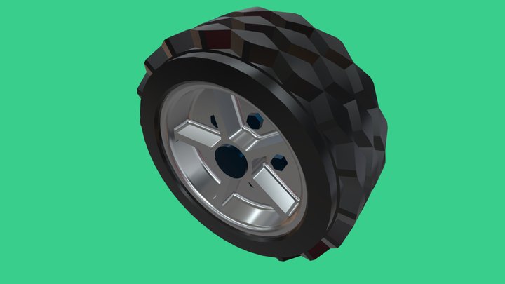 Treaded-tyre 3D models - Sketchfab