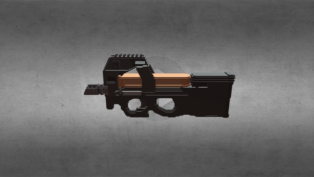 FN P90 [By HalfDAS] - 3D model by SirHalfDAS (@HalfDAS) [a6dfc28 ...