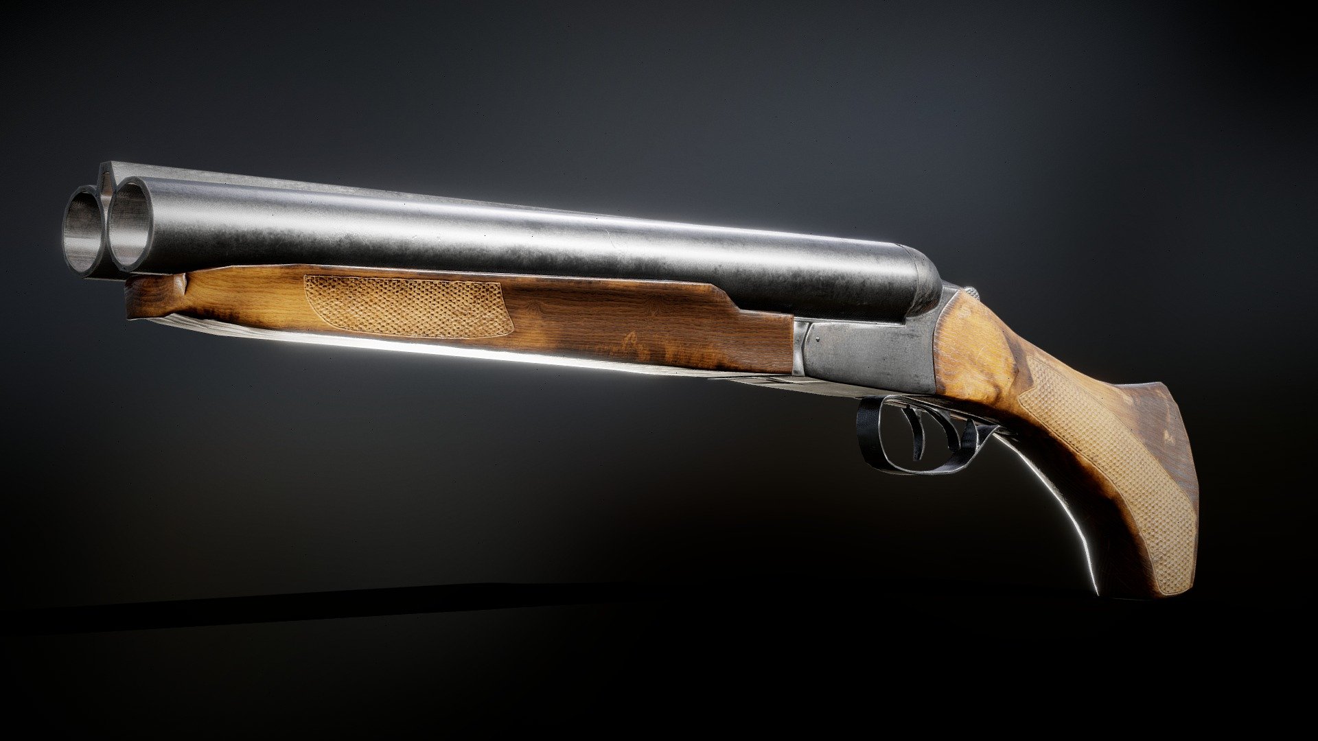 SAWED OFF Shotgun | Personal Project - 3D model by Proxystudio [a6e01dc] - Sketchfab